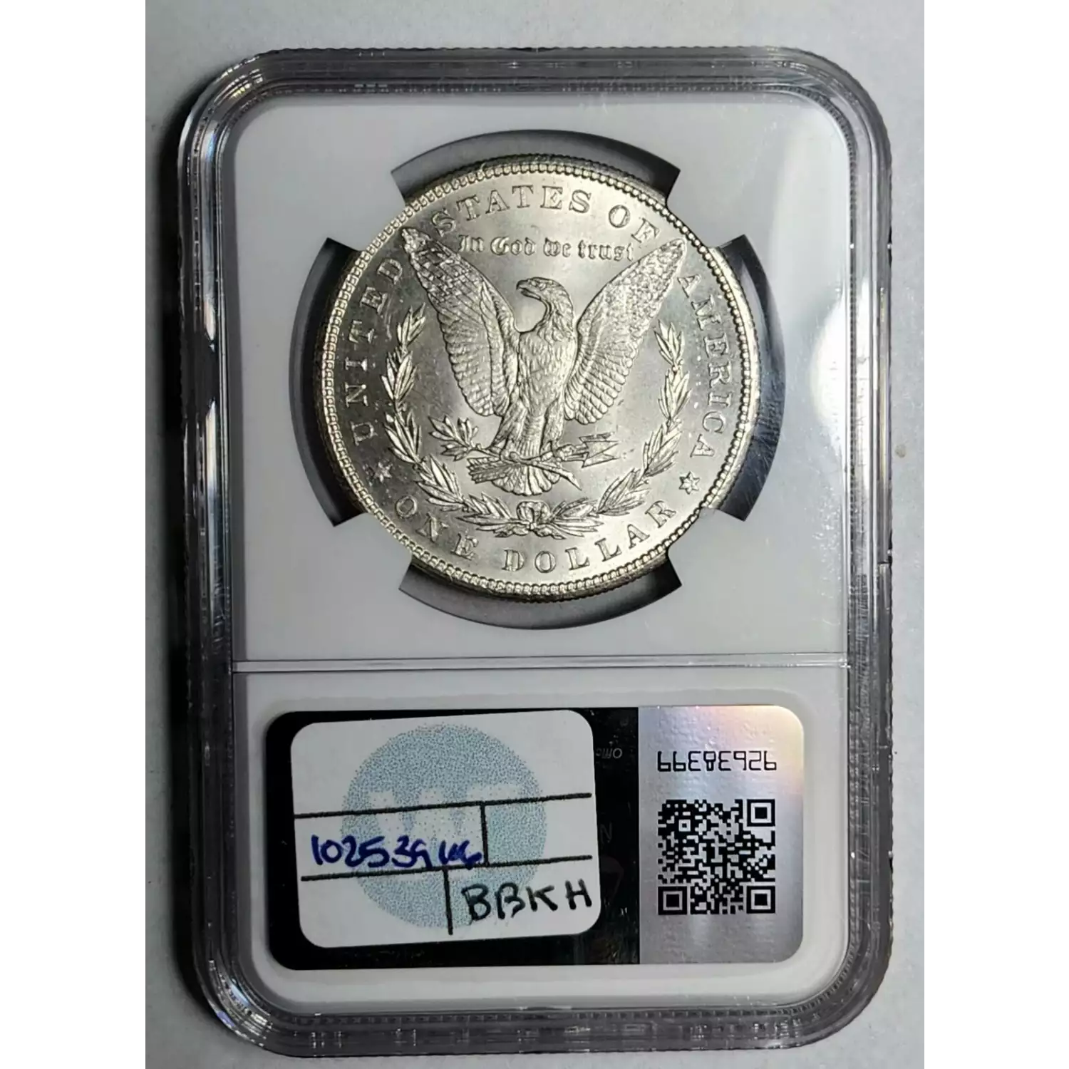 1899 Morgan Silver Dollar NGC MS-65+ Sight White - Bob Paul Rare Coins