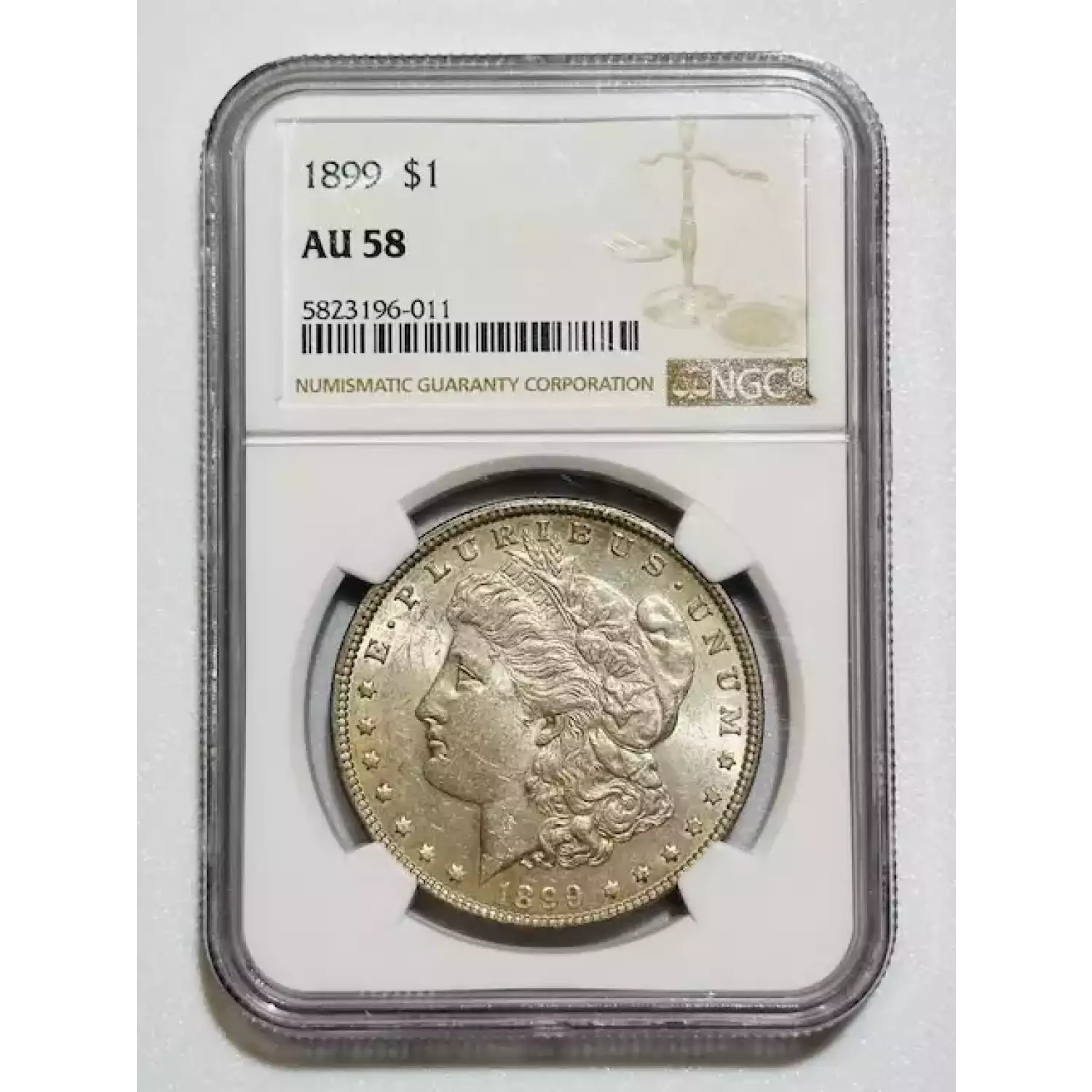 1899 Morgan Silver Dollar NGC AU-58 Lots of Luster! - Bob Paul Rare Coins