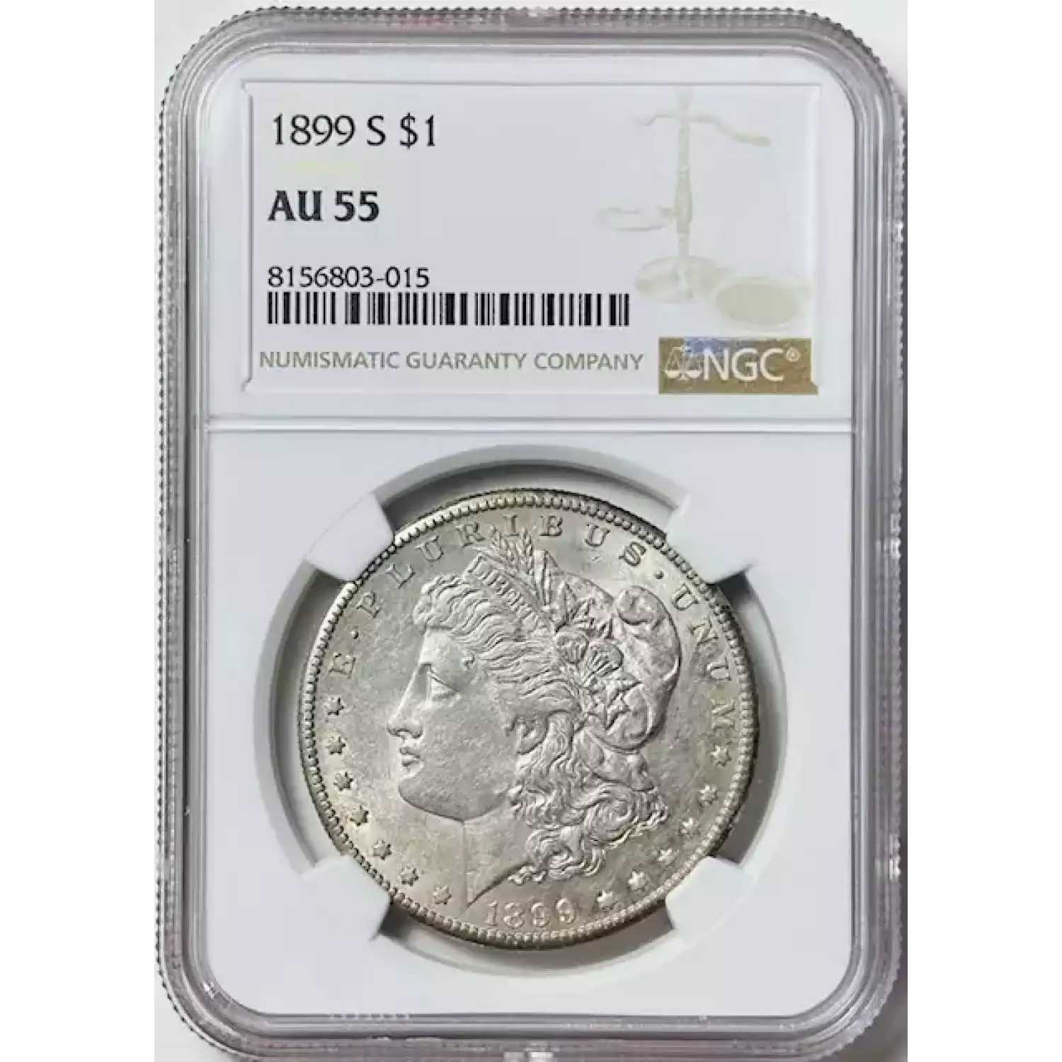 1899-S Morgan Silver Dollar NGC AU-55 - Bob Paul Rare Coins
