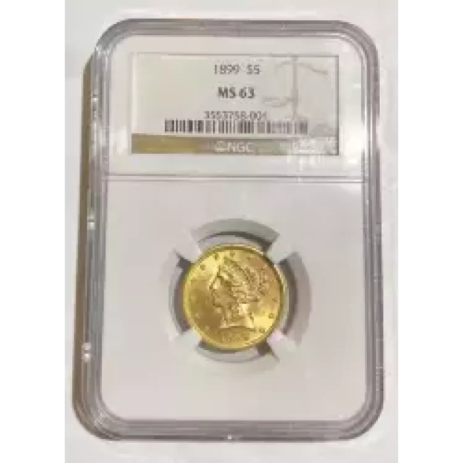 1899 Gold Half Eagles Liberty Head NGC MS-63 - Bob Paul Rare Coins