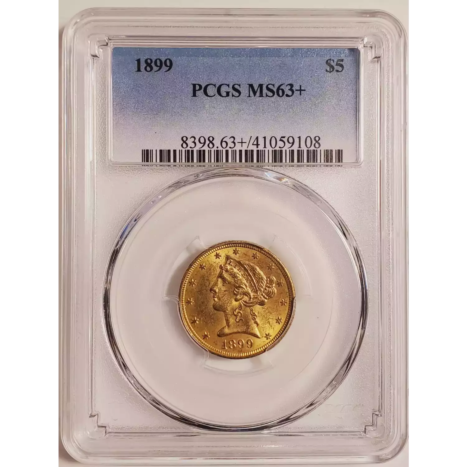 1899 Gold Half Eagles Liberty Head PCGS MS-63+ - Bob Paul Rare Coins