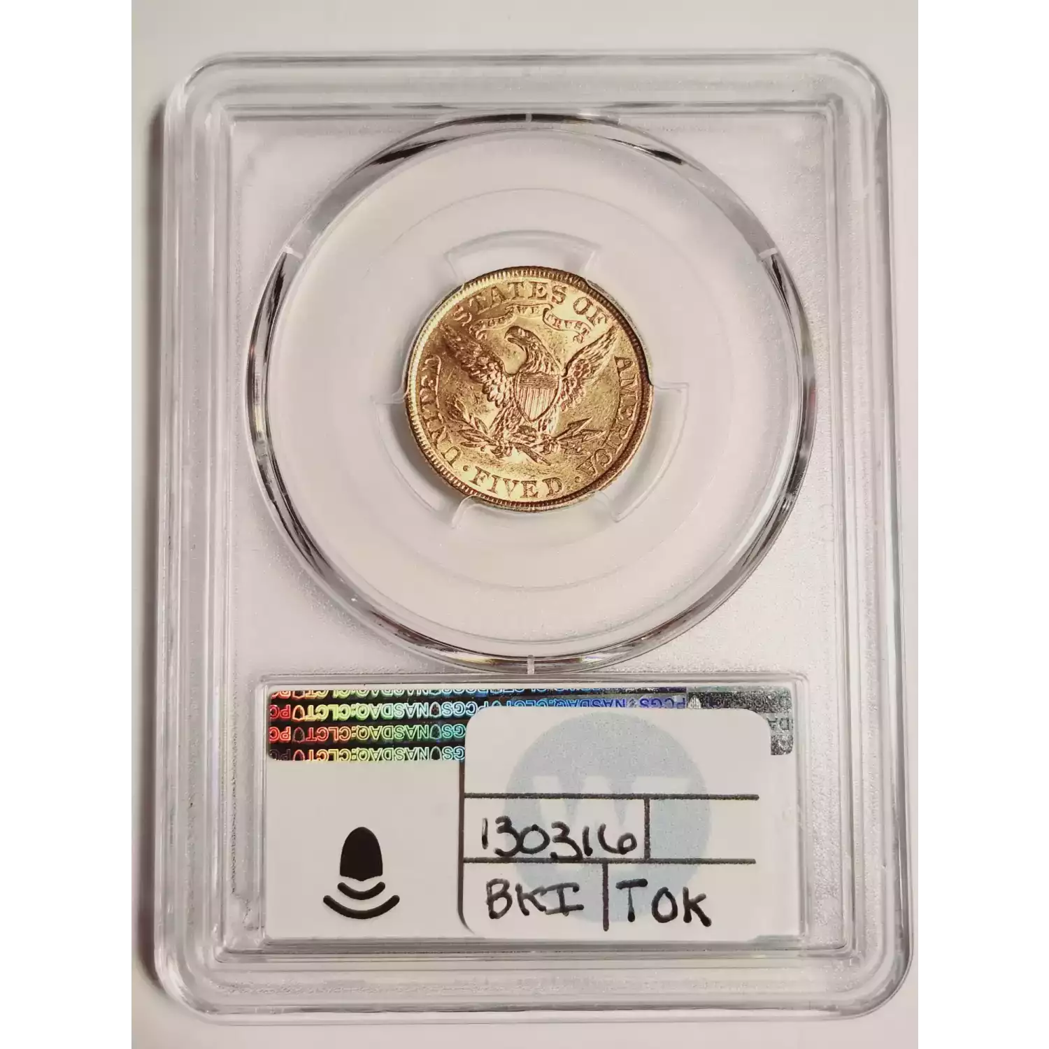 1899 Gold Half Eagles Liberty Head PCGS MS-63+ - Bob Paul Rare Coins