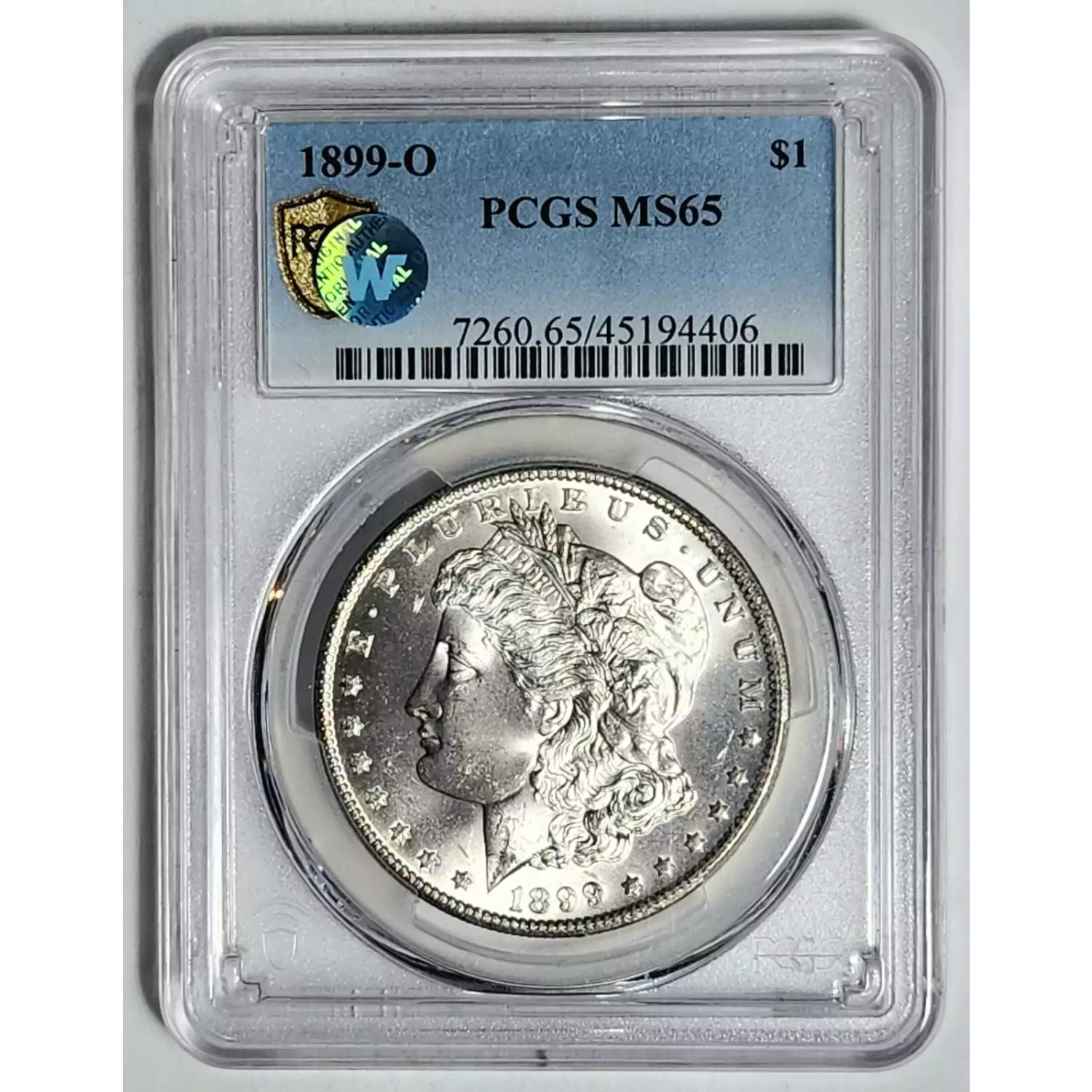 1899-O Morgan Silver Dollar PCGS MS-65 Sight White - Bob Paul Rare Coins