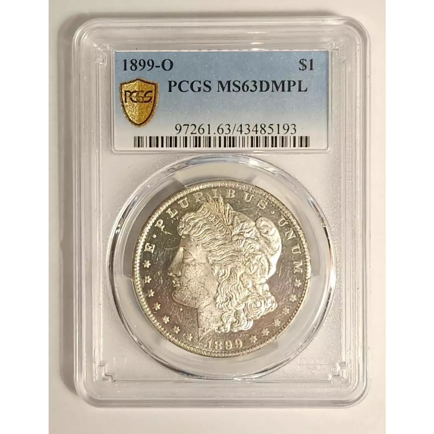 1899-O Morgan Silver Dollar PCGS MS-63 DMPL - RARE DMPL DATE - Bob Paul Rare Coins