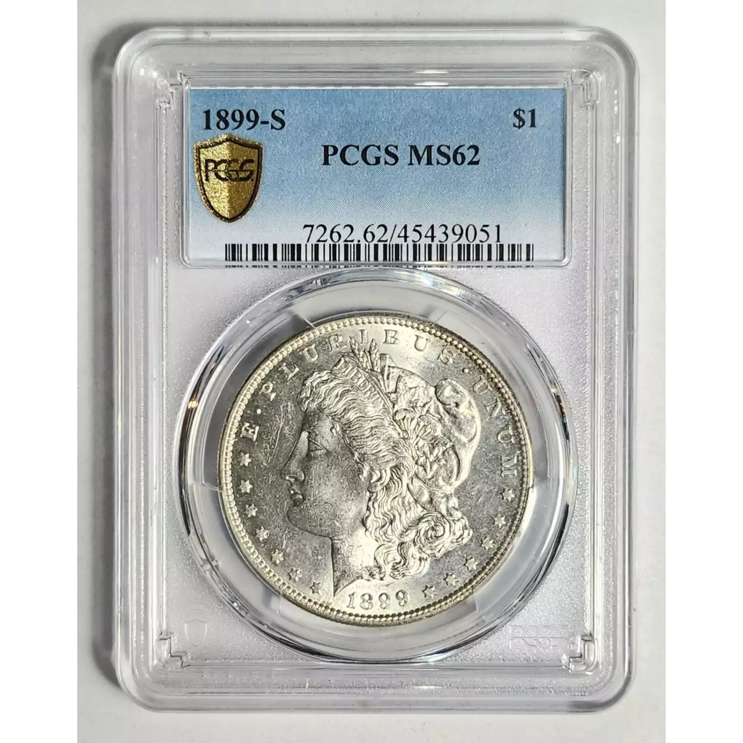 1899-S - WHITE! PCGS MS-62 - Bob Paul Rare Coins