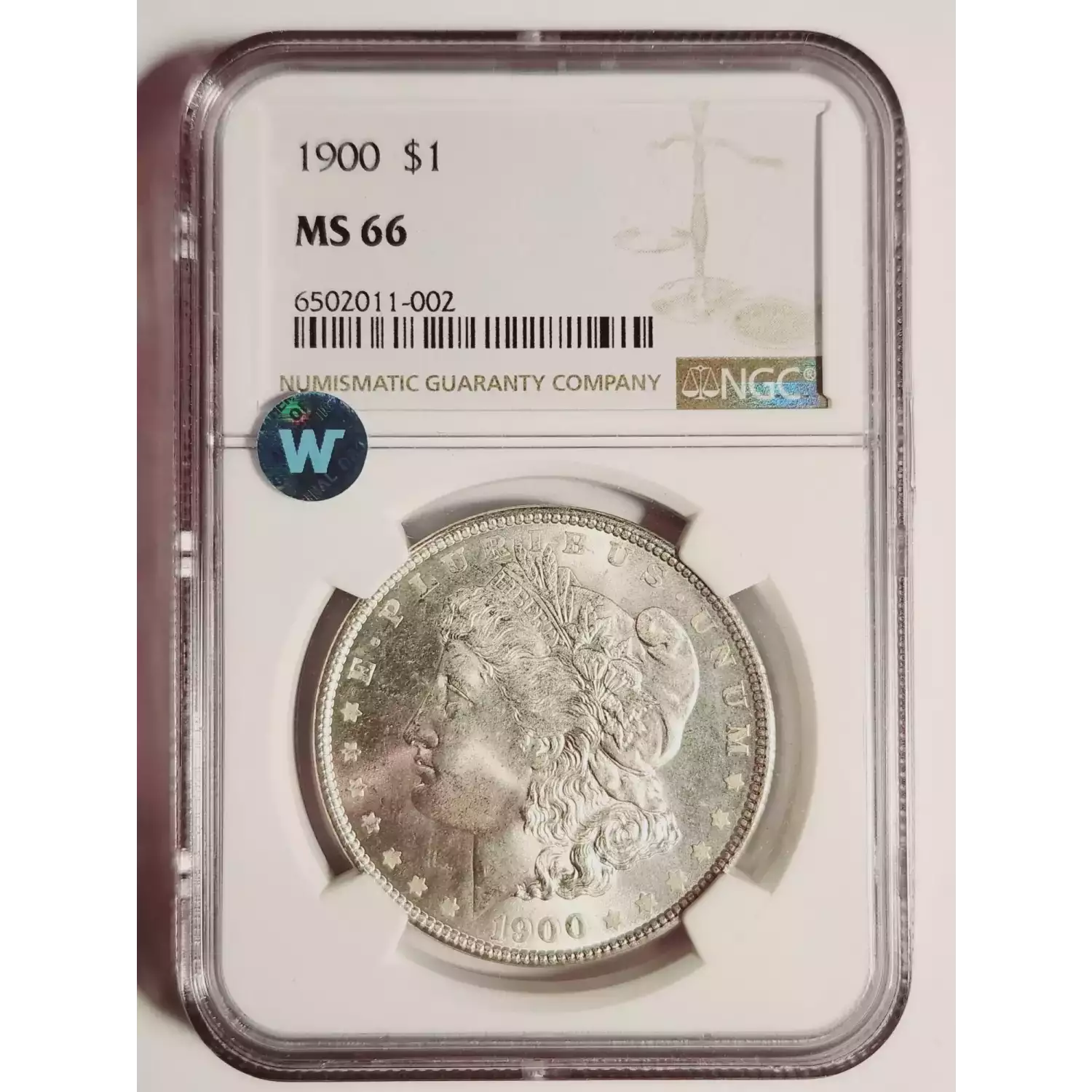 1900 Morgan Silver Dollar NGC MS-66 Sight White - Bob Paul Rare Coins
