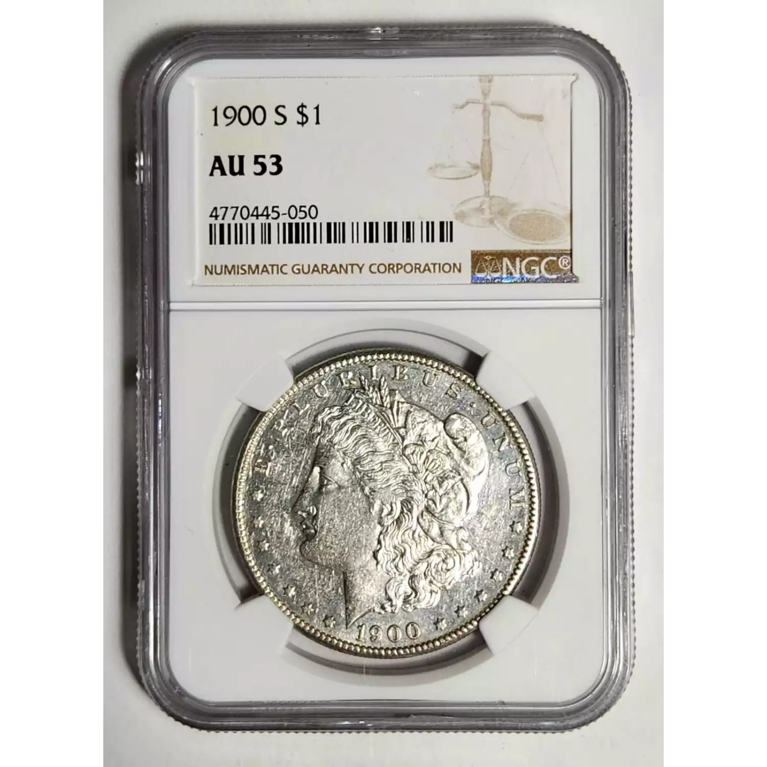 1900-S Morgan Silver Dollar NGC AU-53 - PQ - Bob Paul Rare Coins