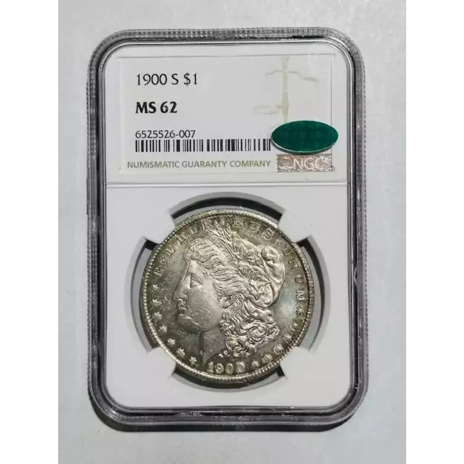 1900-S Morgan Silver Dollar NGC MS-62 CAC - Bob Paul Rare Coins