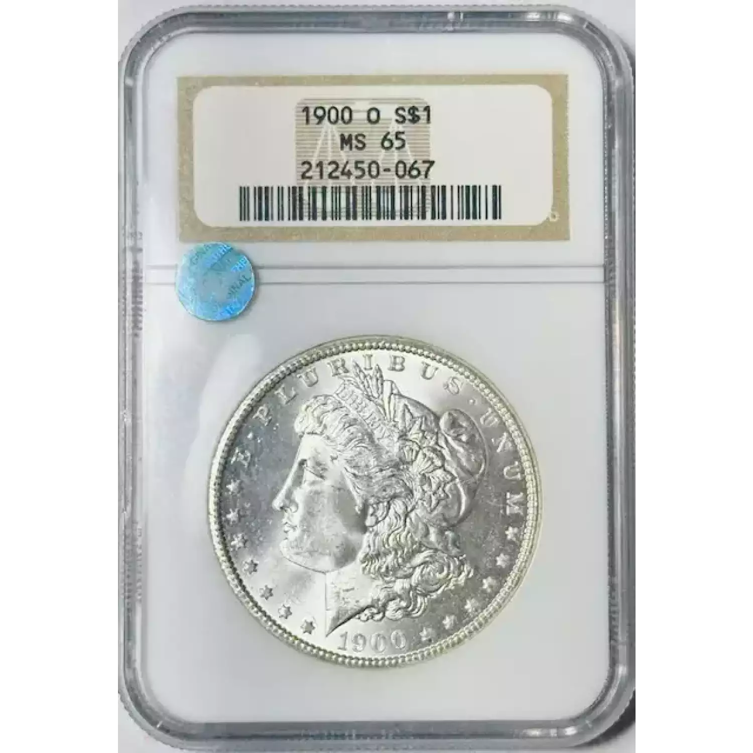 1900-O Morgan Silver Dollar NGC MS-65 Sight White - Bob Paul Rare Coins