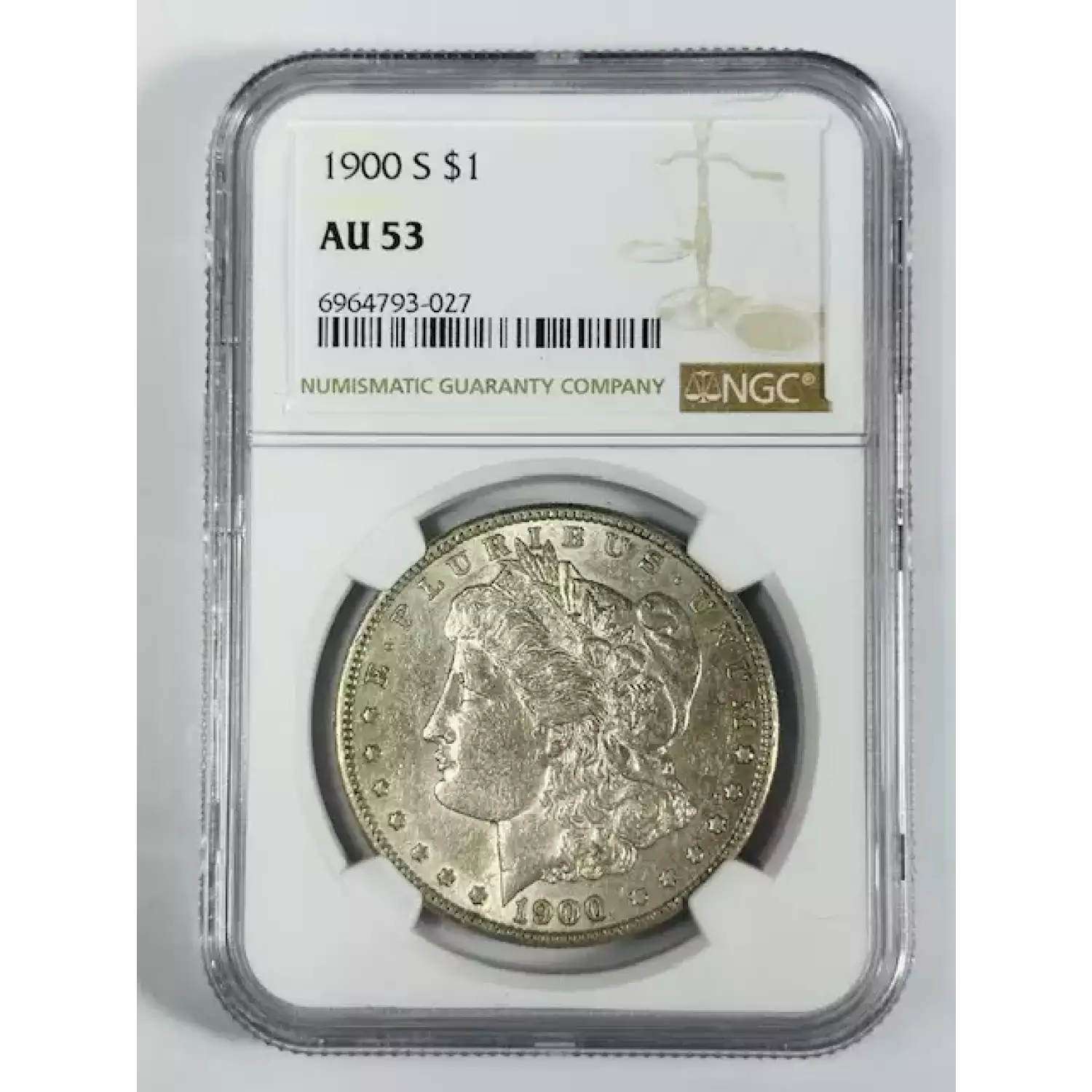 1900-S Morgan Silver Dollar NGC AU-53 - Bob Paul Rare Coins