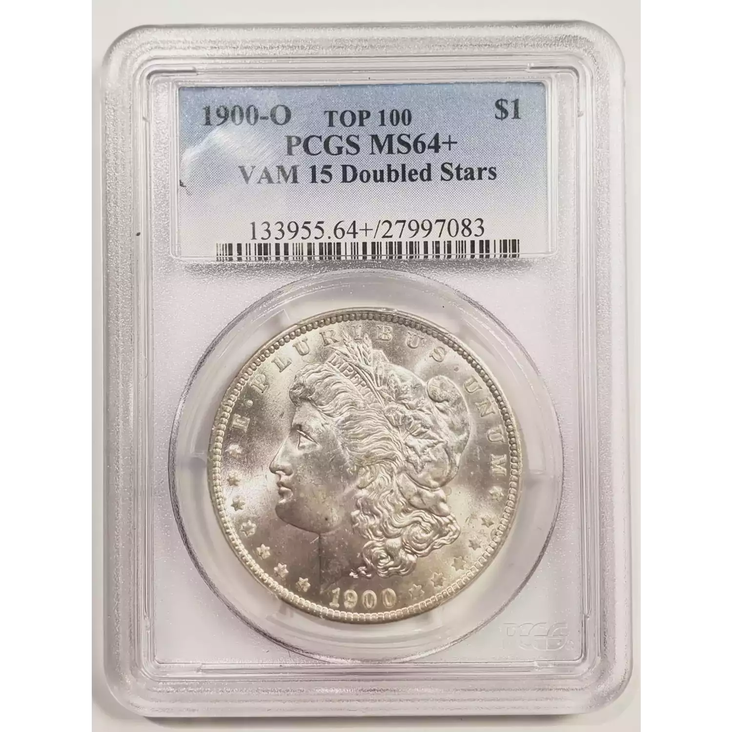 1900-O Morgan Silver Dollar PCGS MS-64+ VAM 15 DOUBLE STARS TOP 100 - Bob Paul Rare Coins