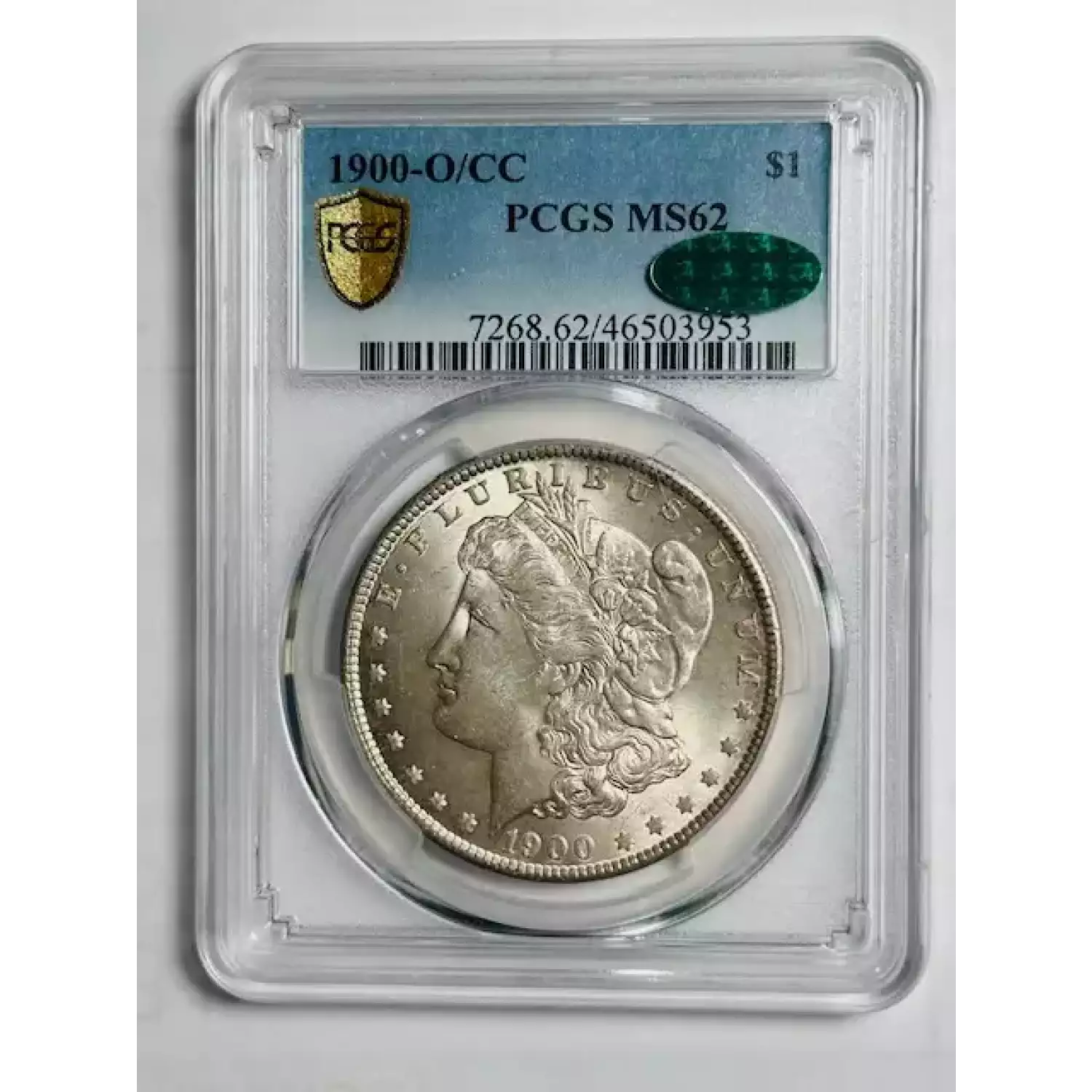 1900-O/CC Morgan Silver Dollar PCGS MS-62 Overmintmark- Low CAC Pop! CAC - Bob Paul Rare Coins