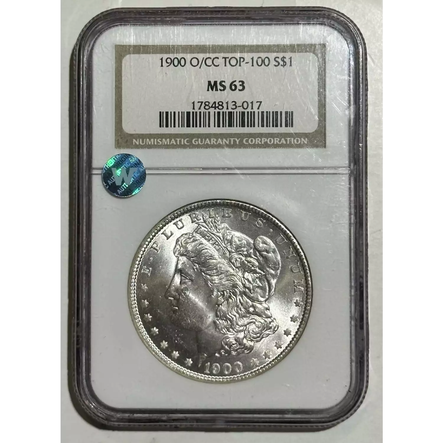 1900-O Morgan Silver Dollar NGC MS-63 O/CC Sight White - Bob Paul Rare ...