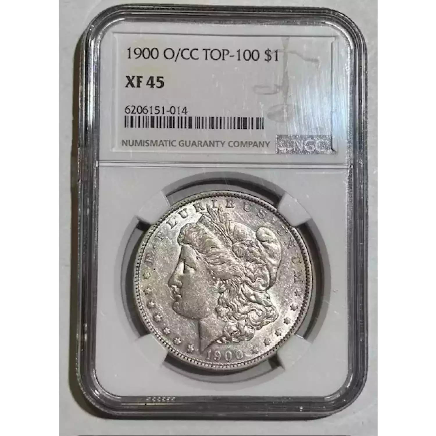 1900-O/CC Morgan Silver Dollar NGC XF-45 O/CC - Bob Paul Rare Coins