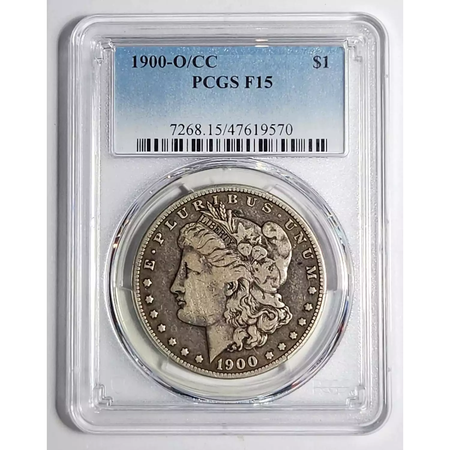 1900-O/CC Morgan Silver Dollar PCGS F-15 - Bob Paul Rare Coins
