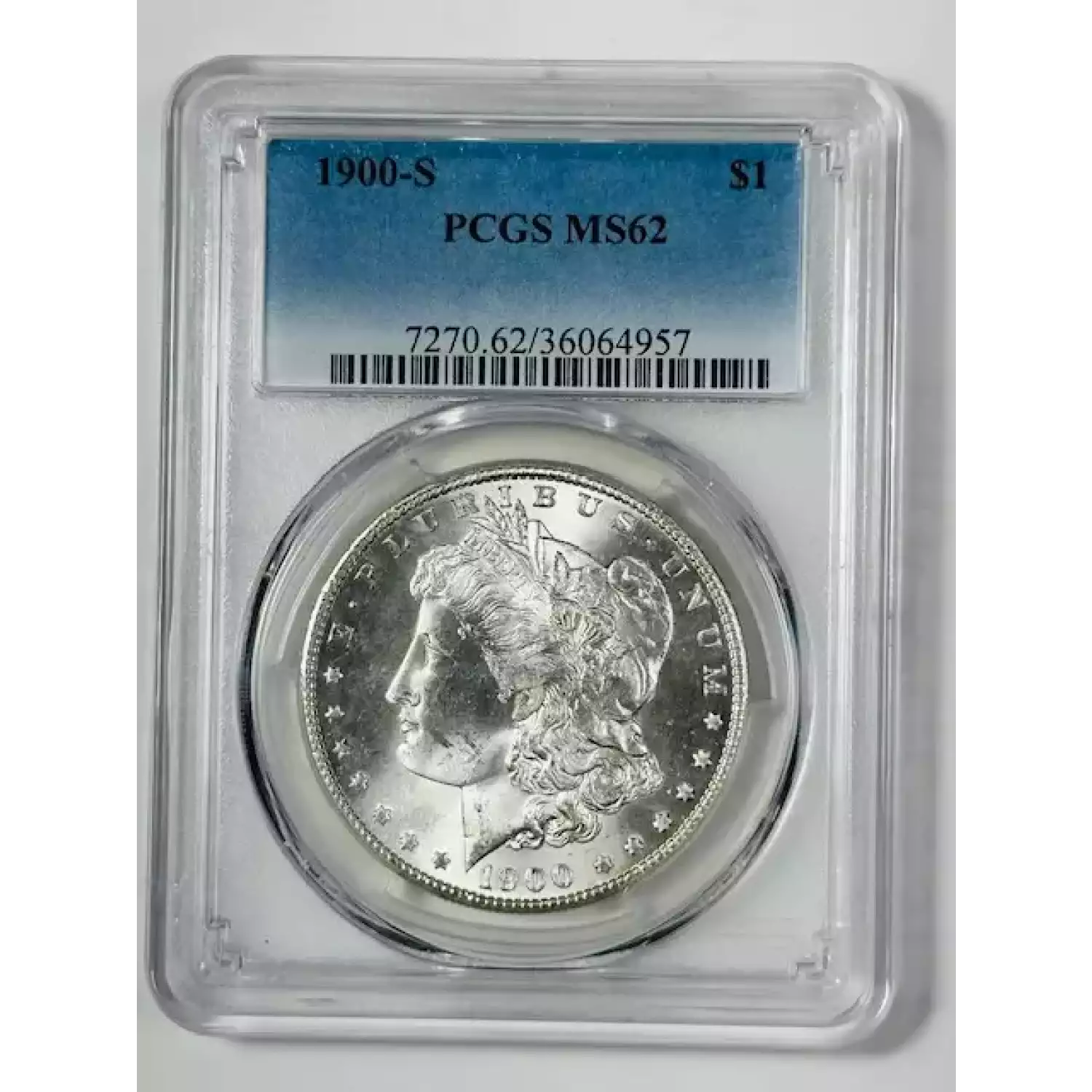 1900-S Morgan Silver Dollar PCGS MS-62 White Coin! - Bob Paul Rare Coins
