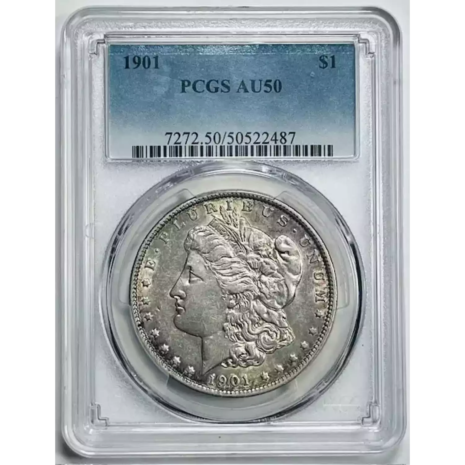1901 Morgan Silver Dollar PCGS AU-50 - Bob Paul Rare Coins