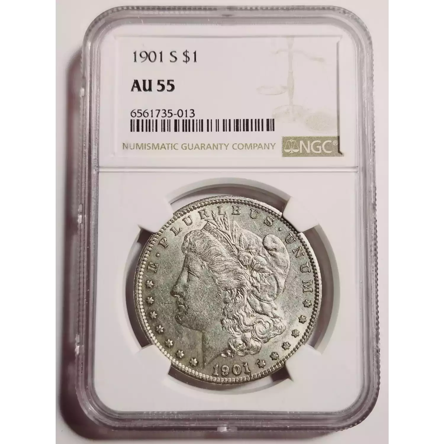 1901-S Morgan Silver Dollar NGC AU-55 - Bob Paul Rare Coins