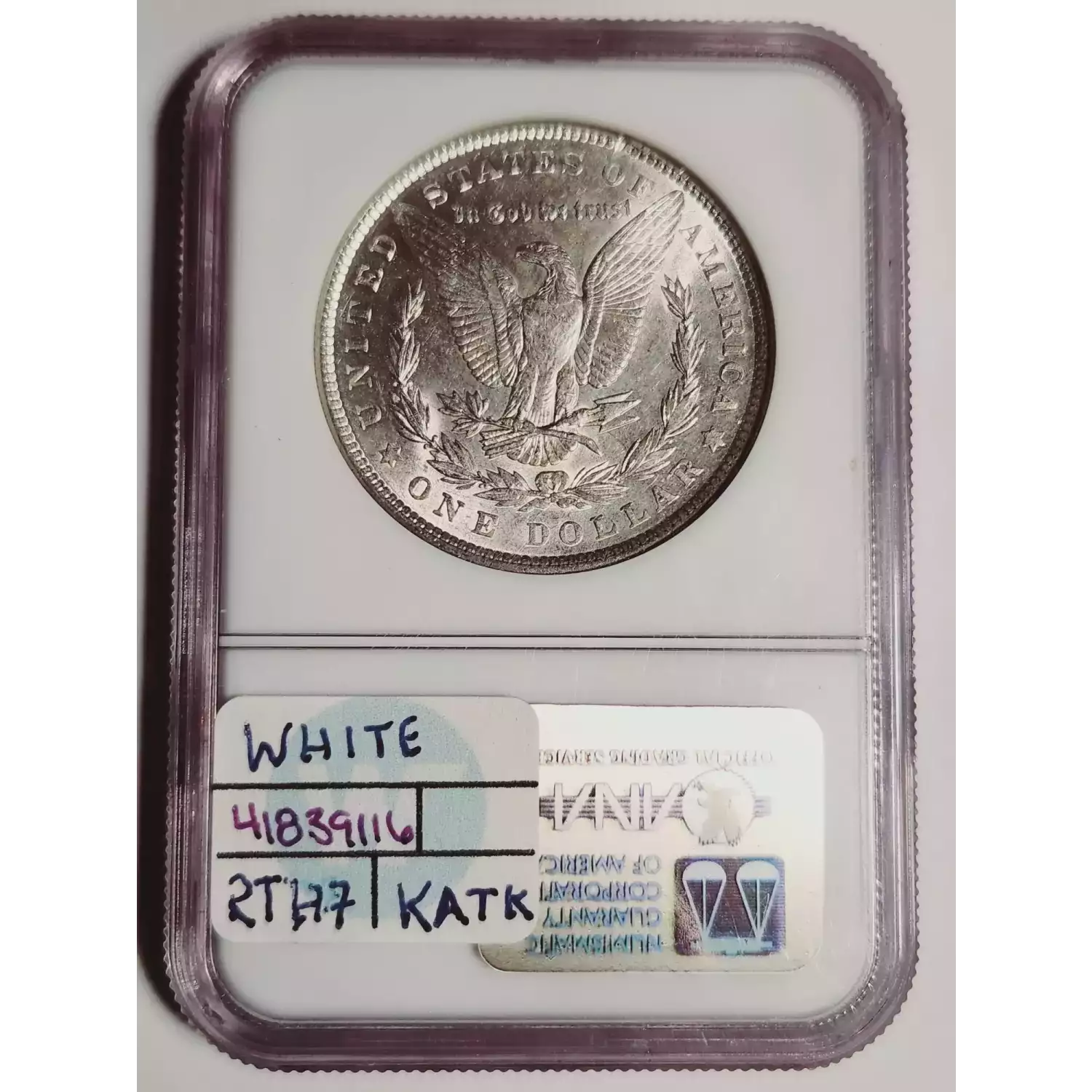 1901 Morgan Silver Dollar NGC MS-61 WHITE - Bob Paul Rare Coins