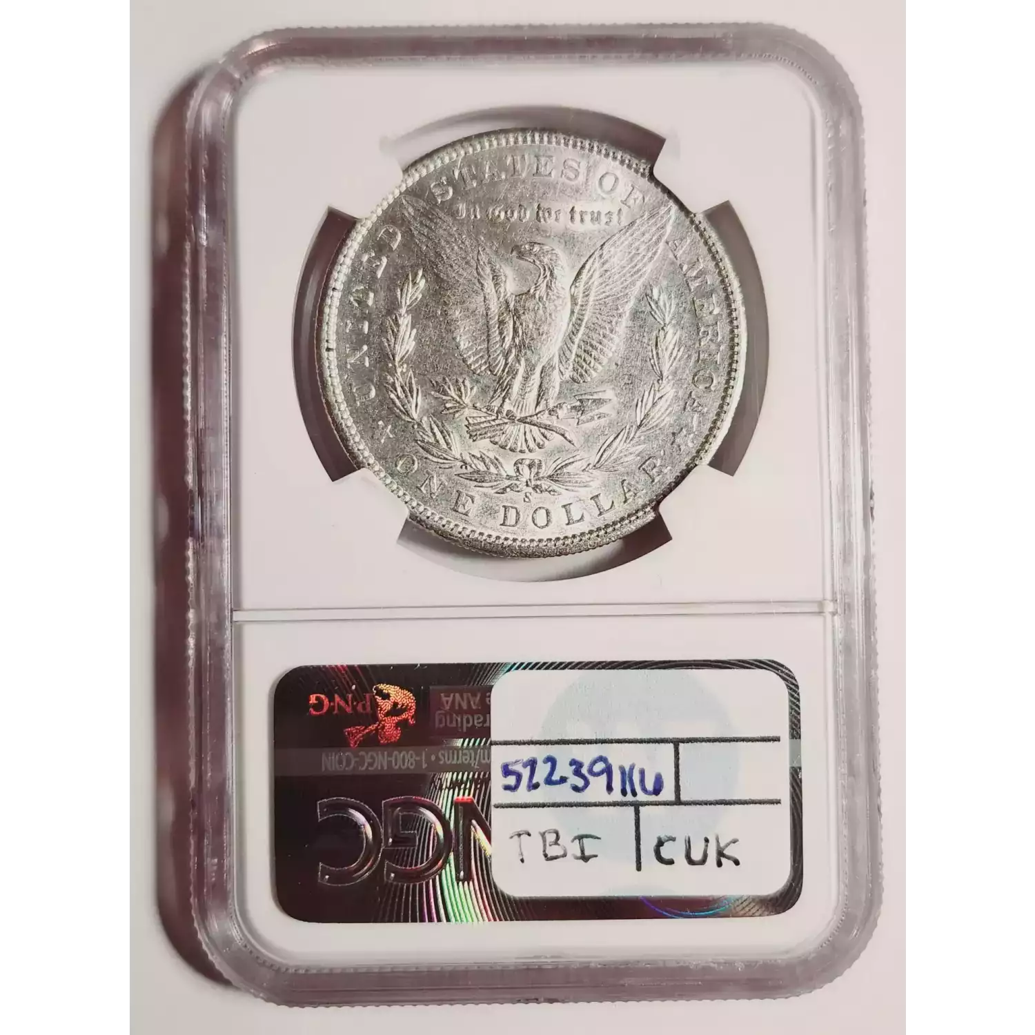 1901-S Morgan Silver Dollar NGC AU-55 Sight White - Bob Paul Rare Coins