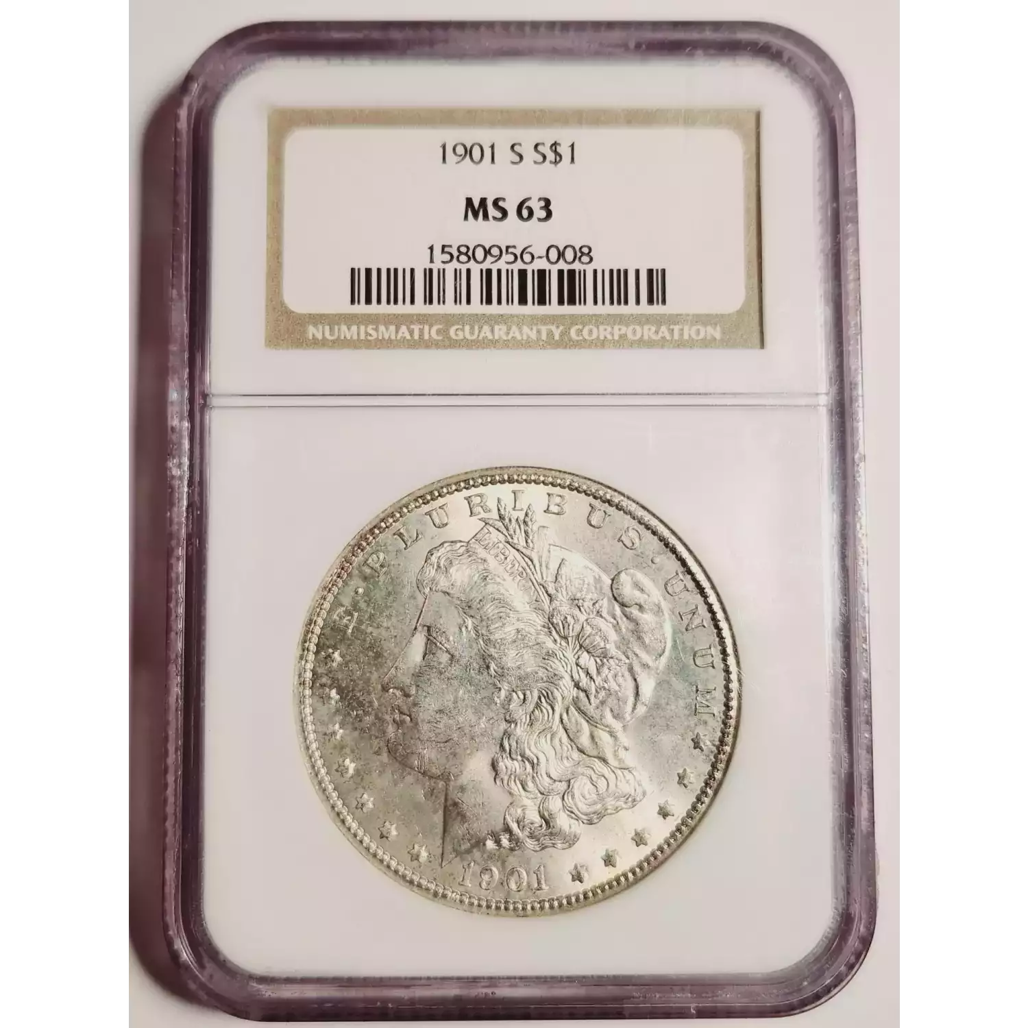 1901-S Morgan Silver Dollar NGC MS-63 - Bob Paul Rare Coins