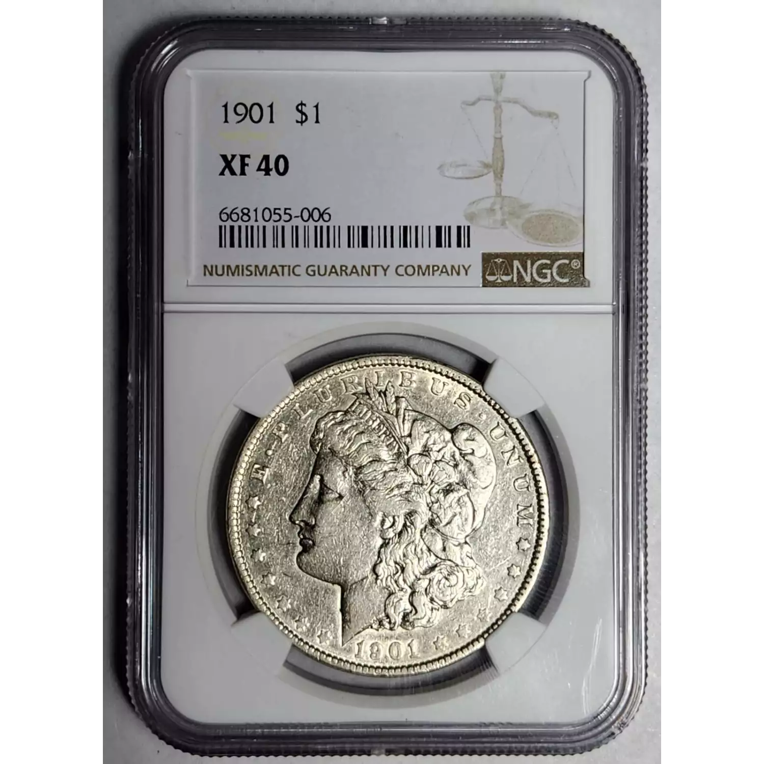 1901 Morgan Silver Dollar NGC XF-40 - Bob Paul Rare Coins