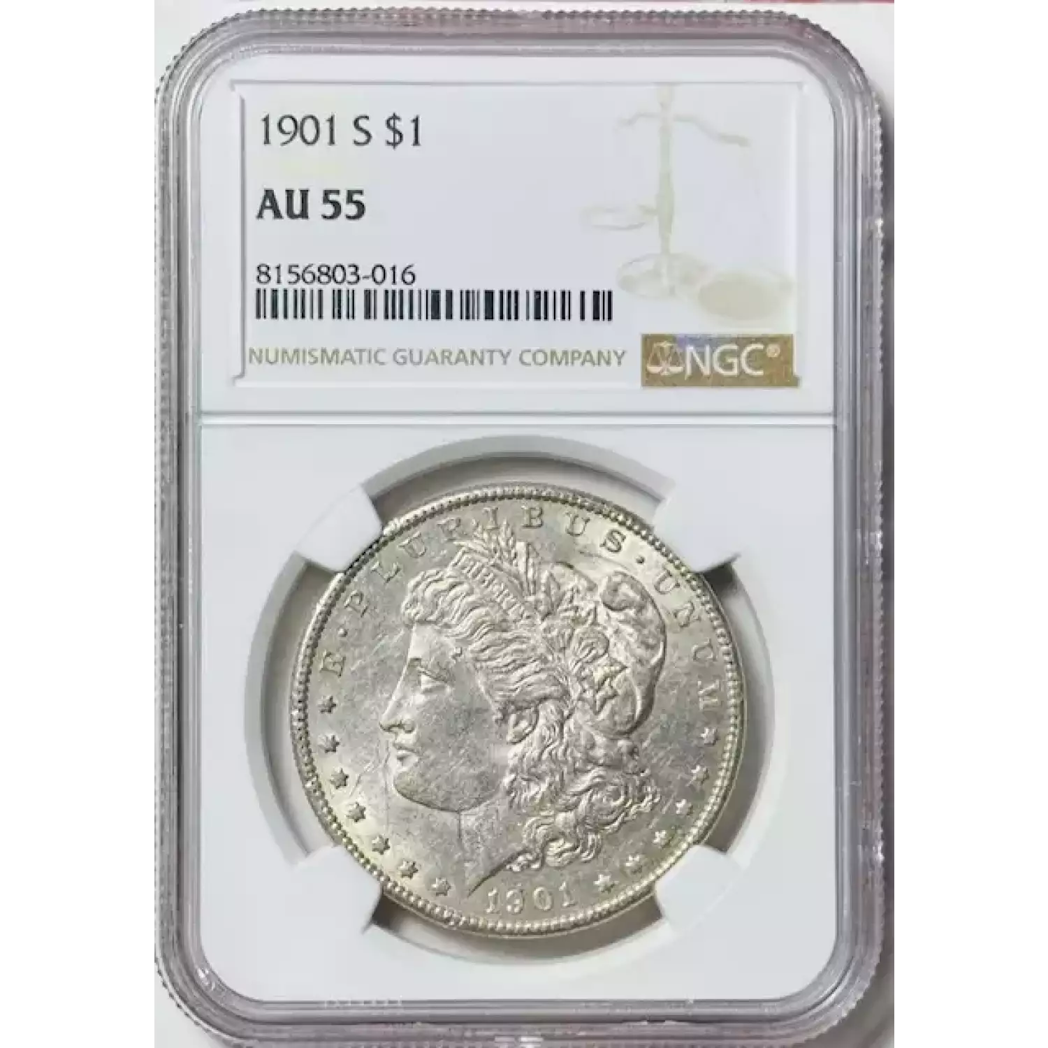 1901-S Morgan Silver Dollar NGC AU-55 - Bob Paul Rare Coins