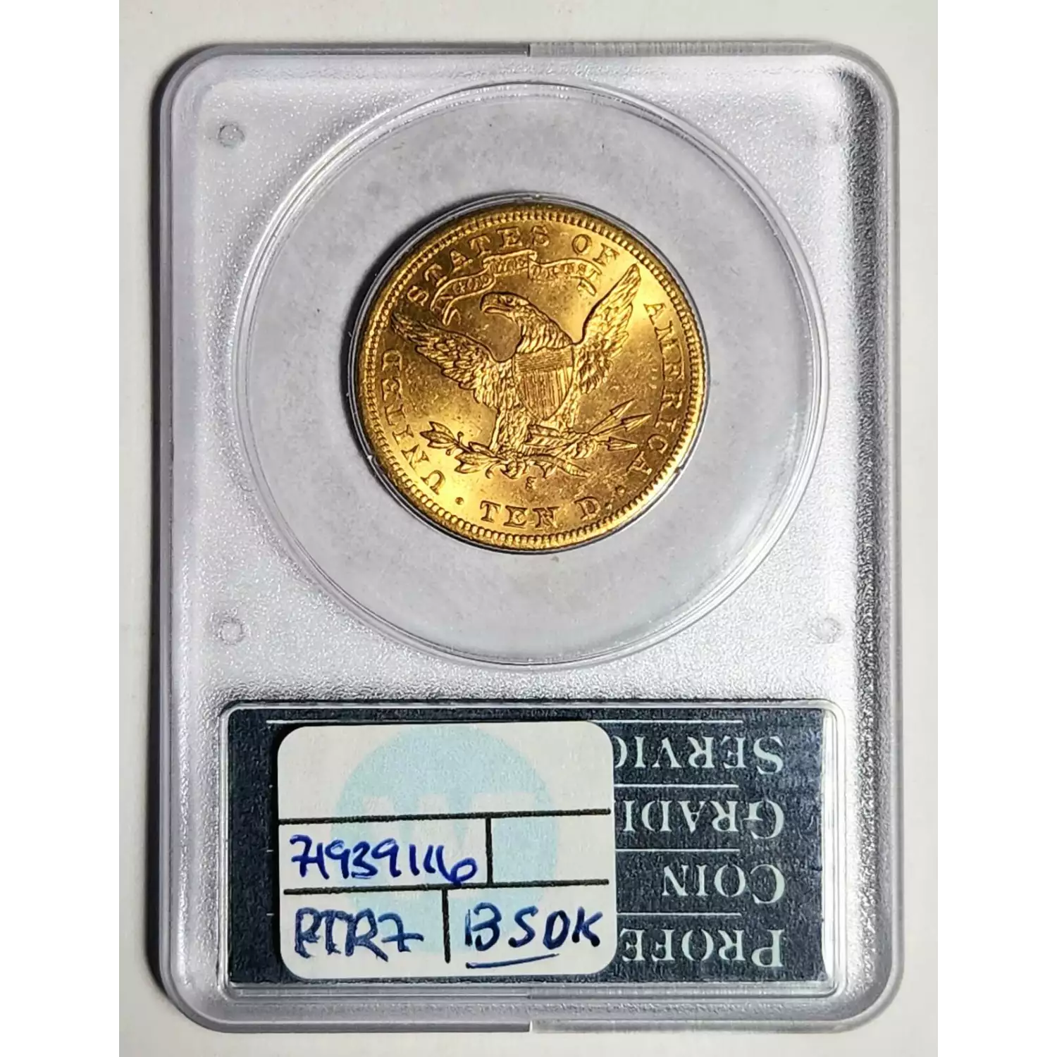 1901-S Gold Eagles Liberty Head PCGS MS-61 - RATTLER HOLDER CAC - Bob Paul Rare Coins