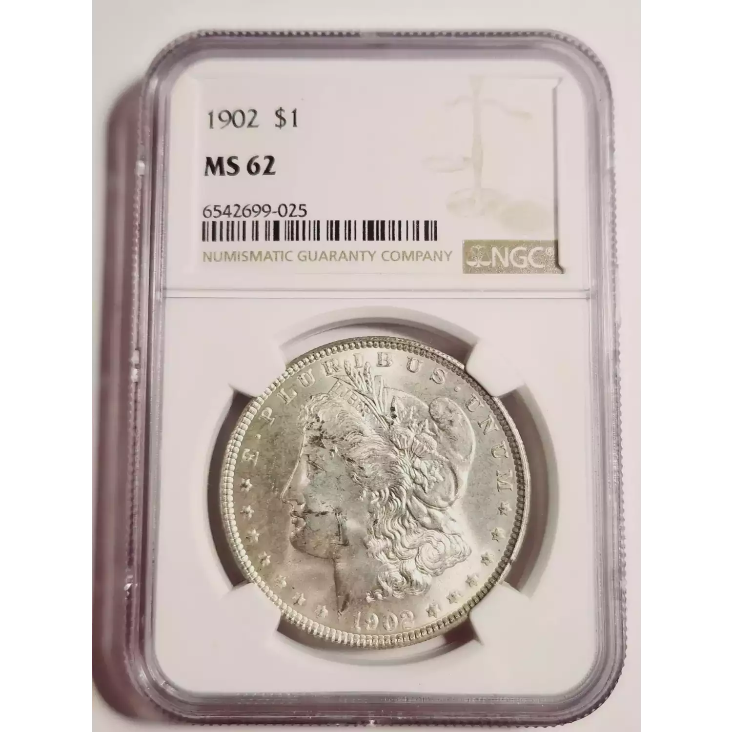 1902 Morgan Silver Dollar NGC MS-62 - Bob Paul Rare Coins
