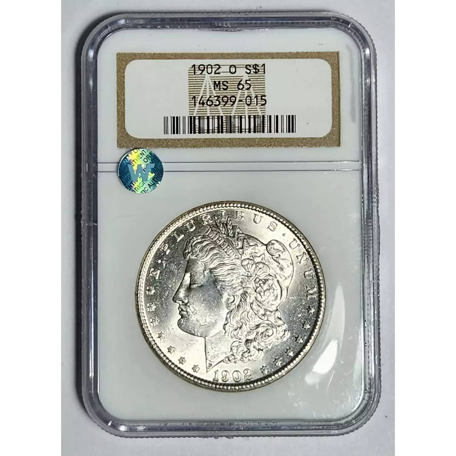 1902-O Morgan Silver Dollar NGC MS-65 - SIGHT WHITE Sight White - Bob Paul Rare Coins