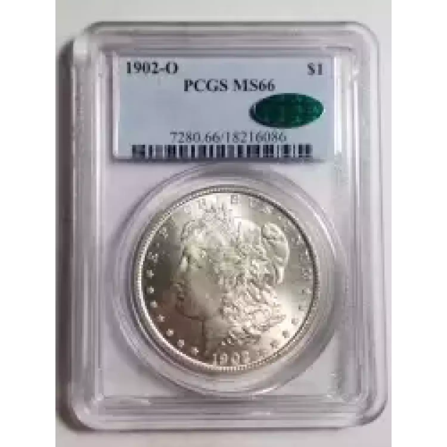 1902-O Morgan Silver Dollar PCGS MS-66 CAC - Bob Paul Rare Coins