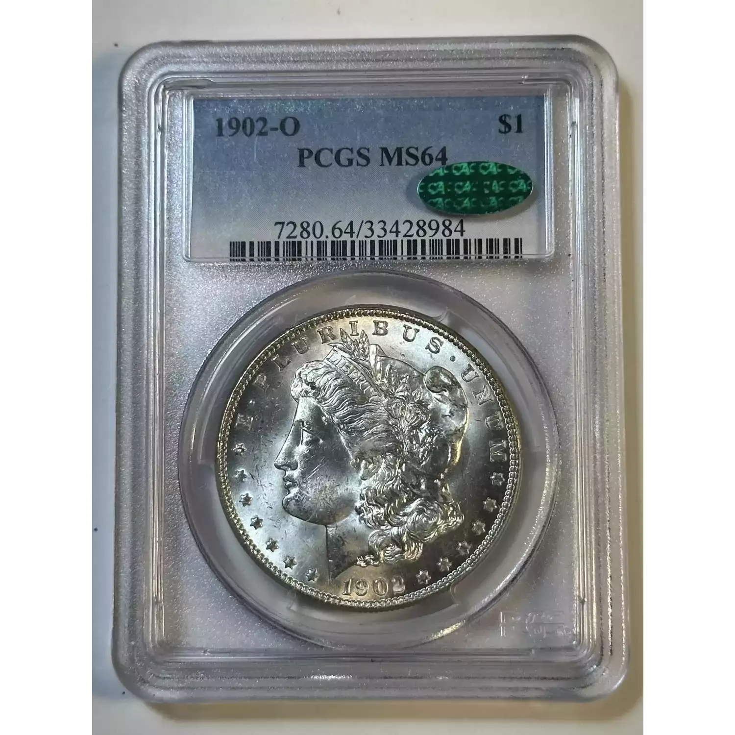 1902-O Morgan Silver Dollar PCGS MS-64 CAC - Bob Paul Rare Coins