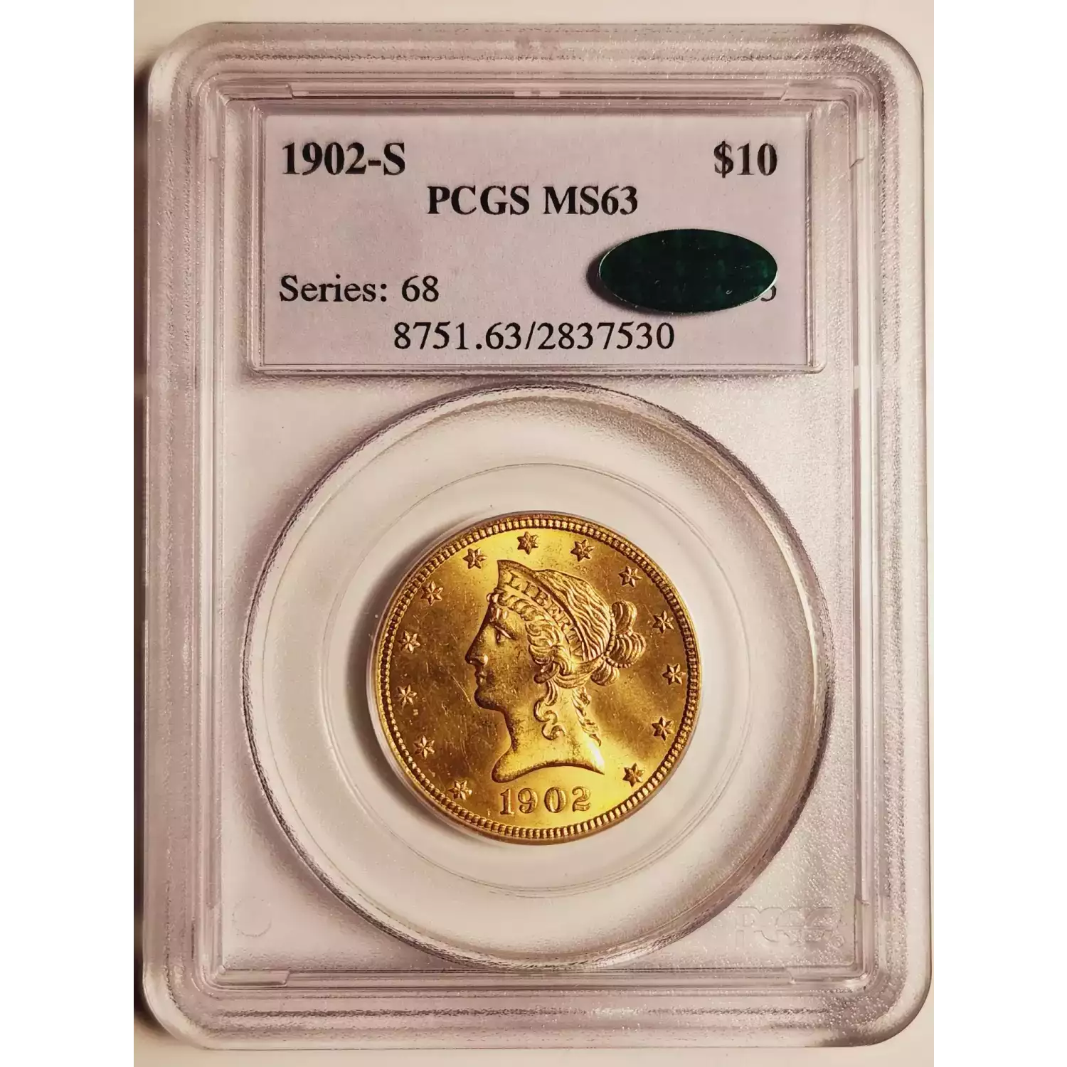 1902-S - Old Holder - PQ Plus! PCGS MS-63 - Bob Paul Rare Coins