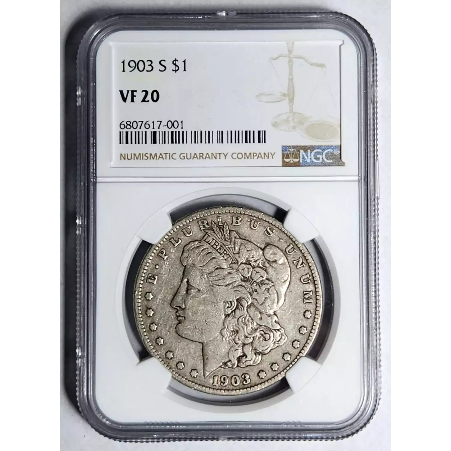 1903-S Morgan Silver Dollar NGC VF-20 - Bob Paul Rare Coins