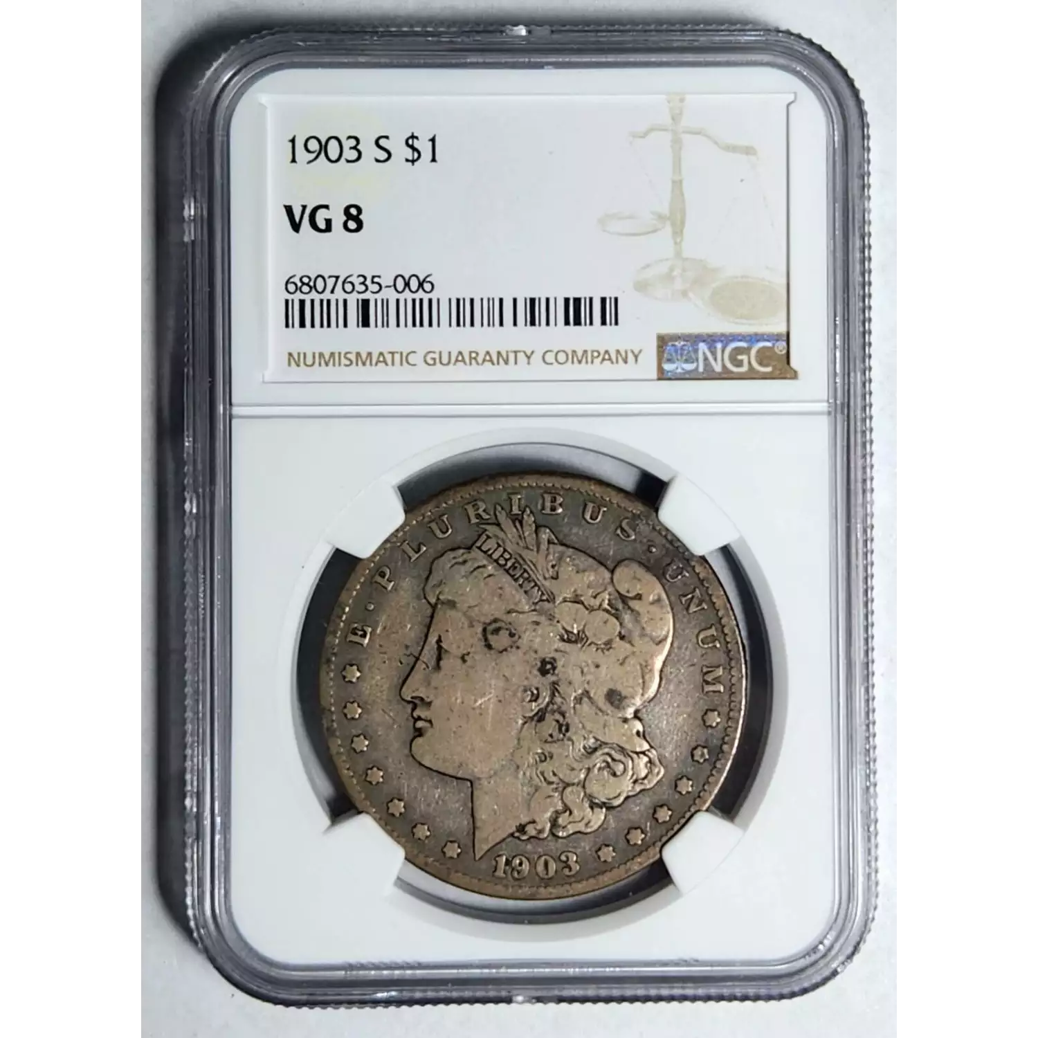 1903-S Morgan Silver Dollar NGC VG-8 - Bob Paul Rare Coins