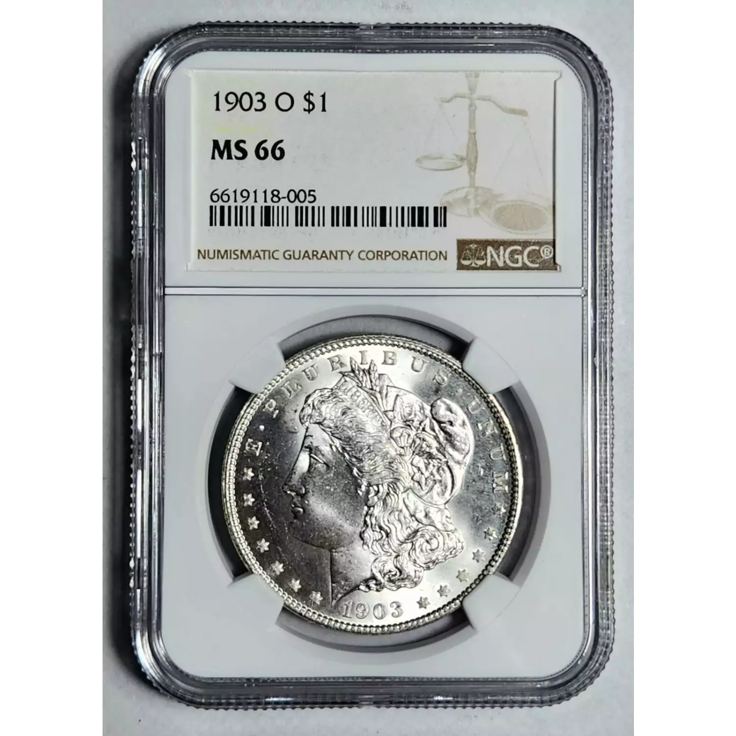 1903-O Morgan Silver Dollar NGC MS-66 - Bob Paul Rare Coins