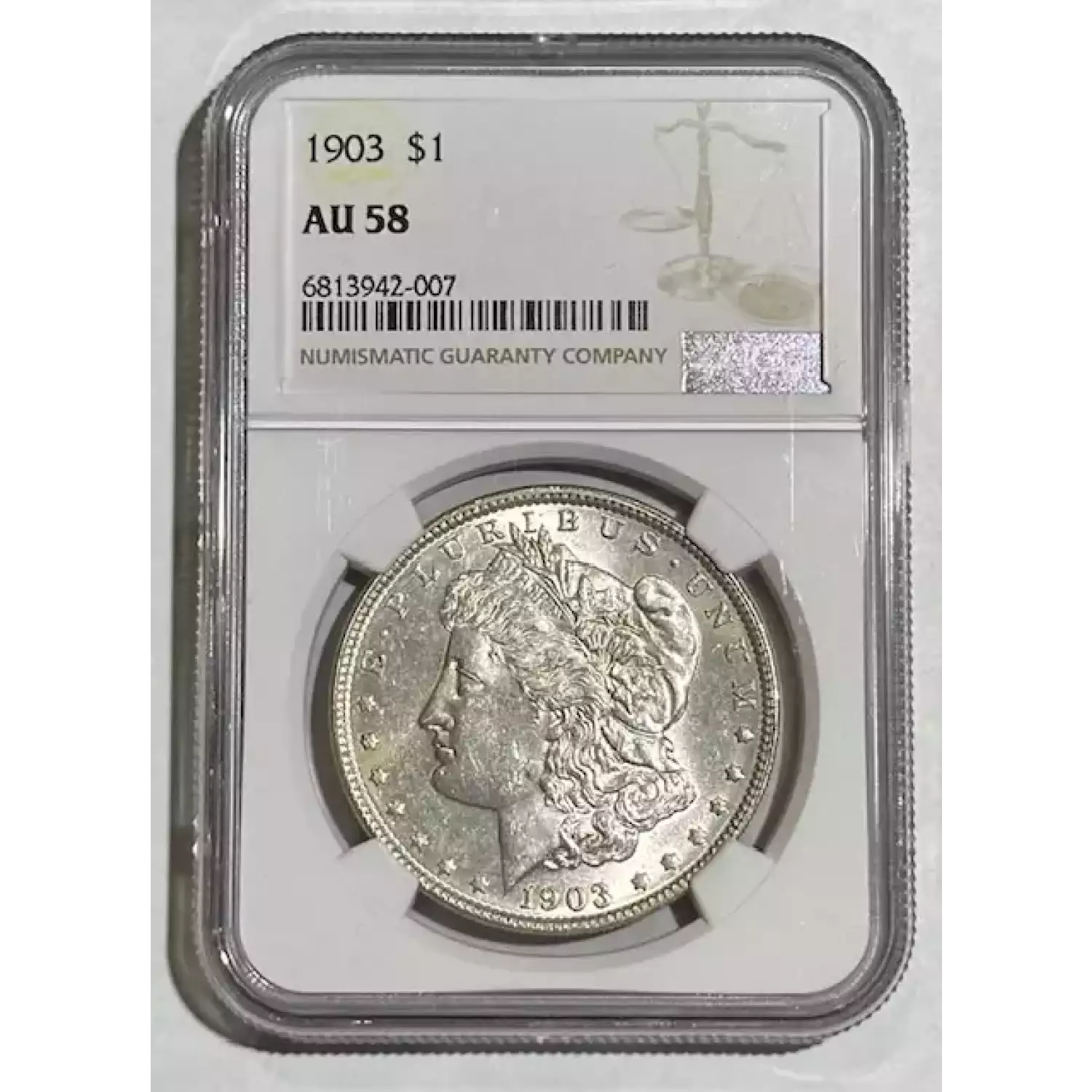 1903 Morgan Silver Dollar NGC AU-58 - Bob Paul Rare Coins