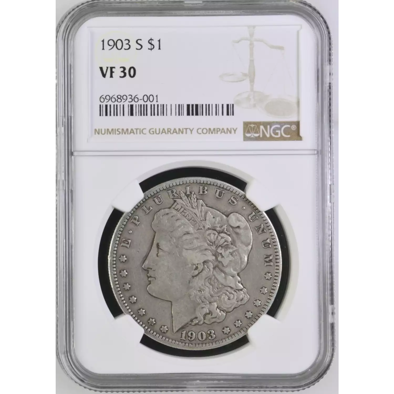 1903-S Morgan Silver Dollar NGC VF-30 - Bob Paul Rare Coins
