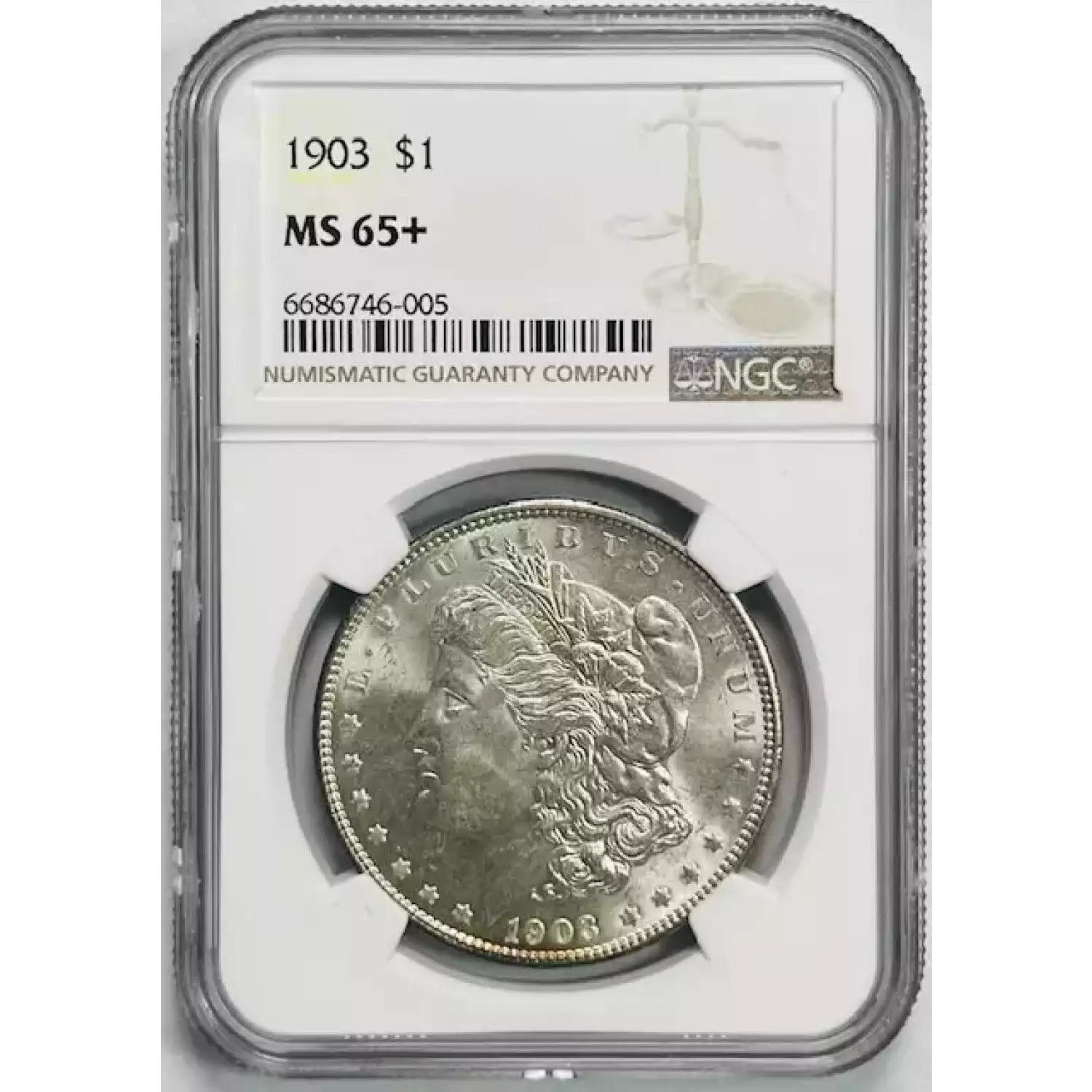 1903 Morgan Silver Dollar NGC MS-65+ - Bob Paul Rare Coins