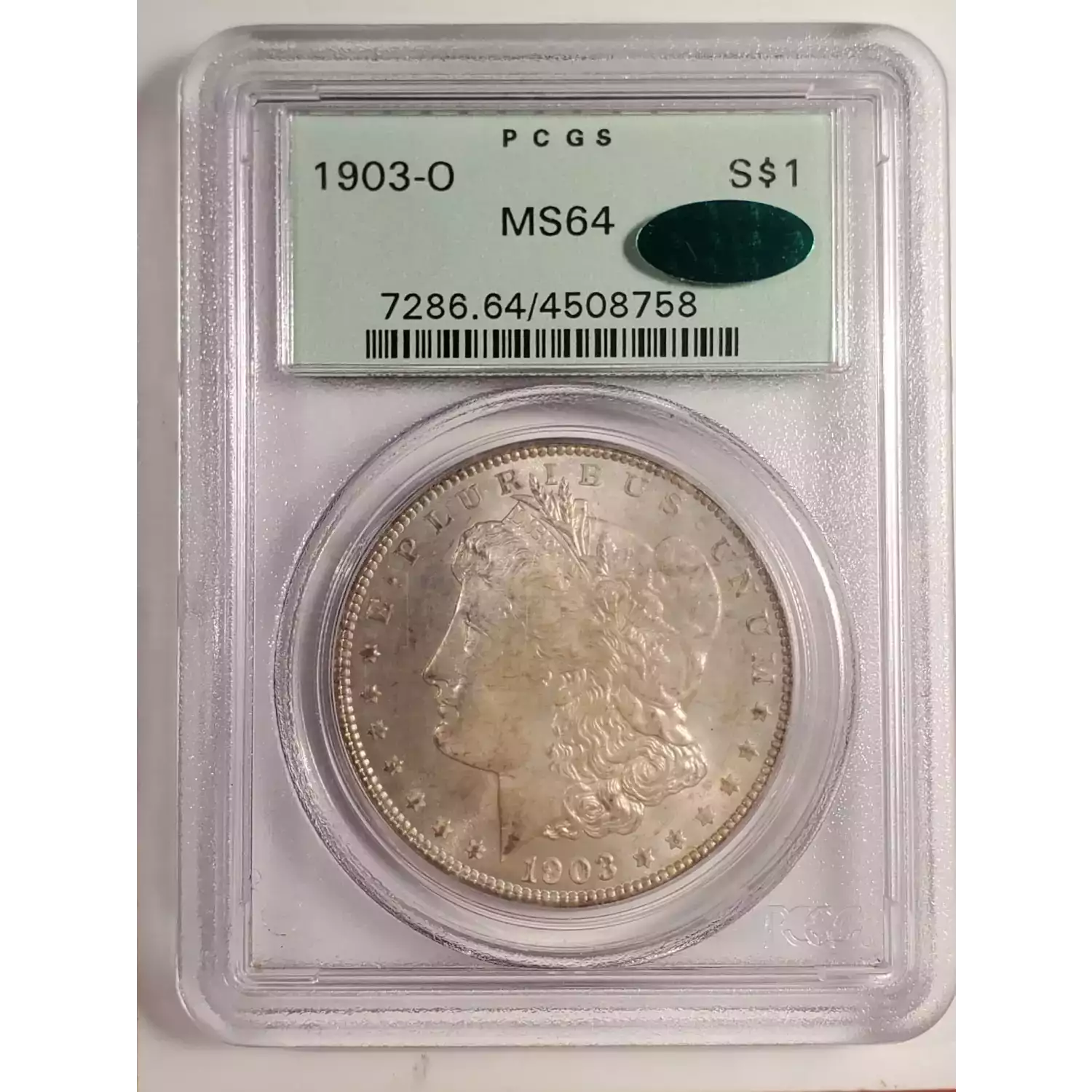 1903-O Morgan Silver Dollar PCGS MS-64 (OGH - Old Green Holder) CAC ...