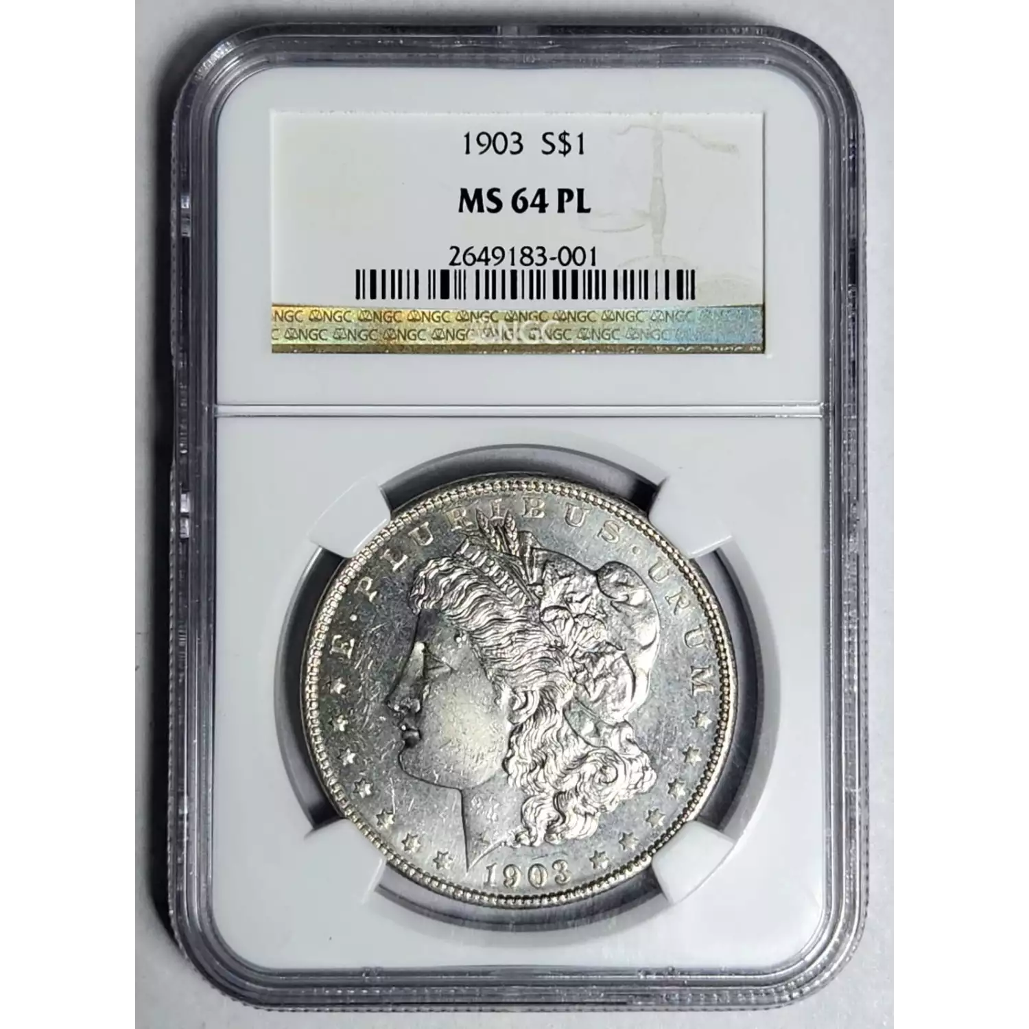 1903 Morgan Silver Dollar NGC MS-64 PL - Bob Paul Rare Coins