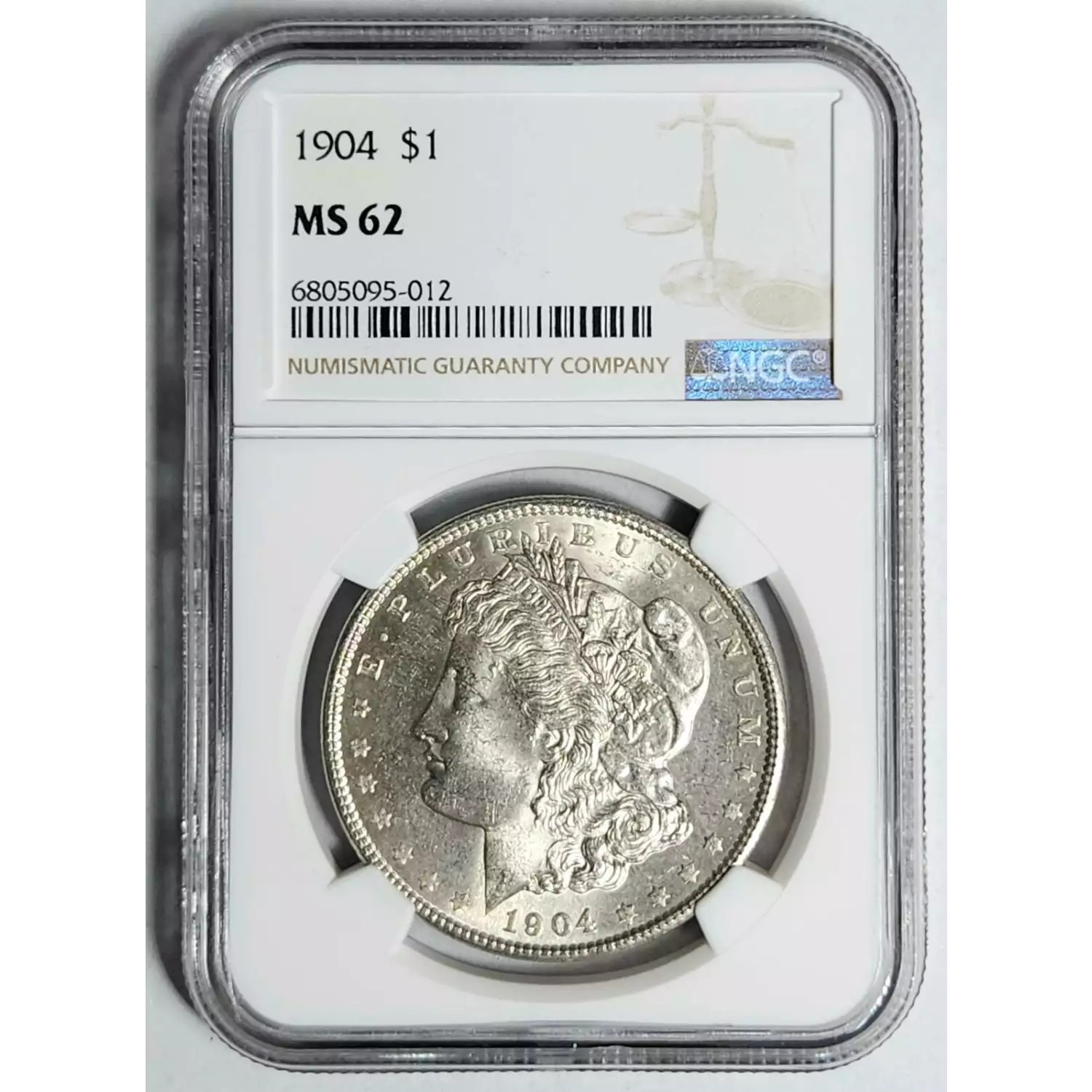 1904 Morgan Silver Dollar NGC MS-62 - Bob Paul Rare Coins