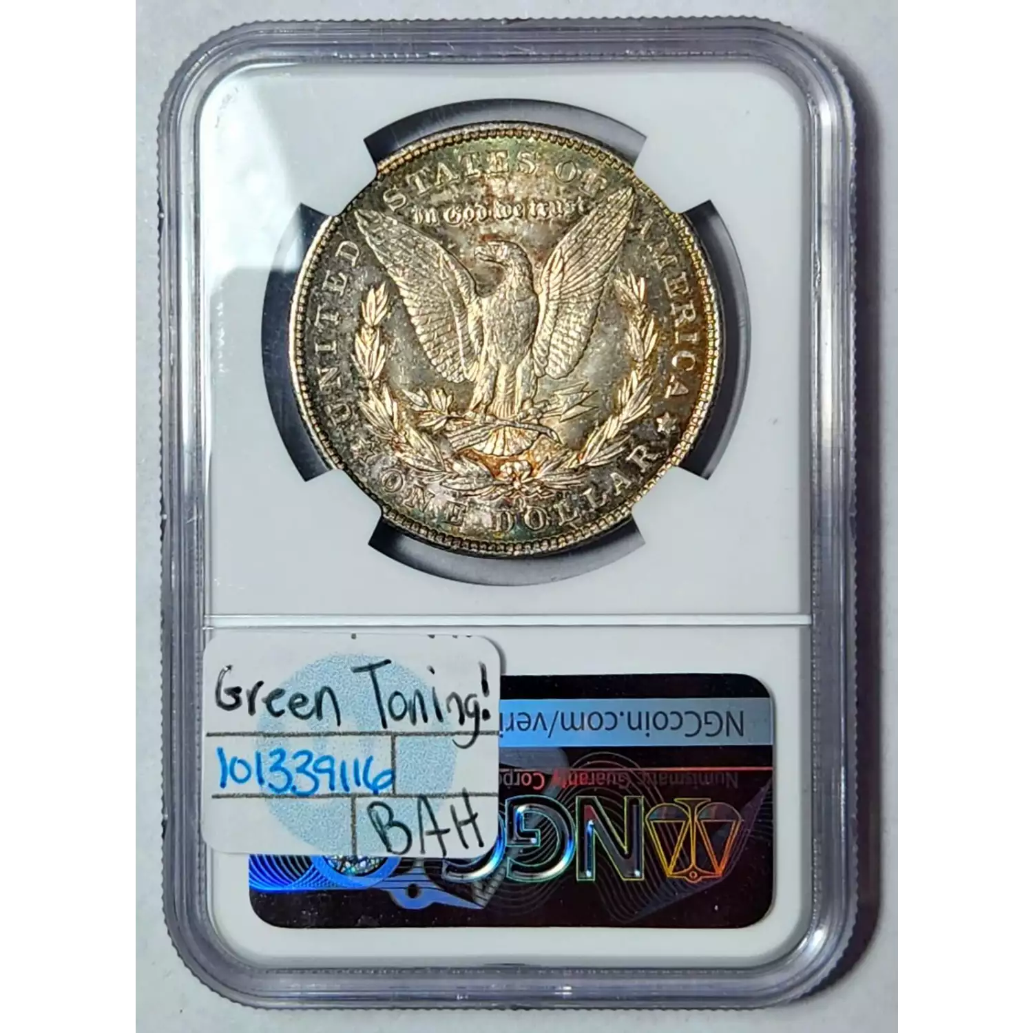 1904-O Morgan Silver Dollar NGC MS-63 - GREAT TONING! - Bob Paul Rare Coins