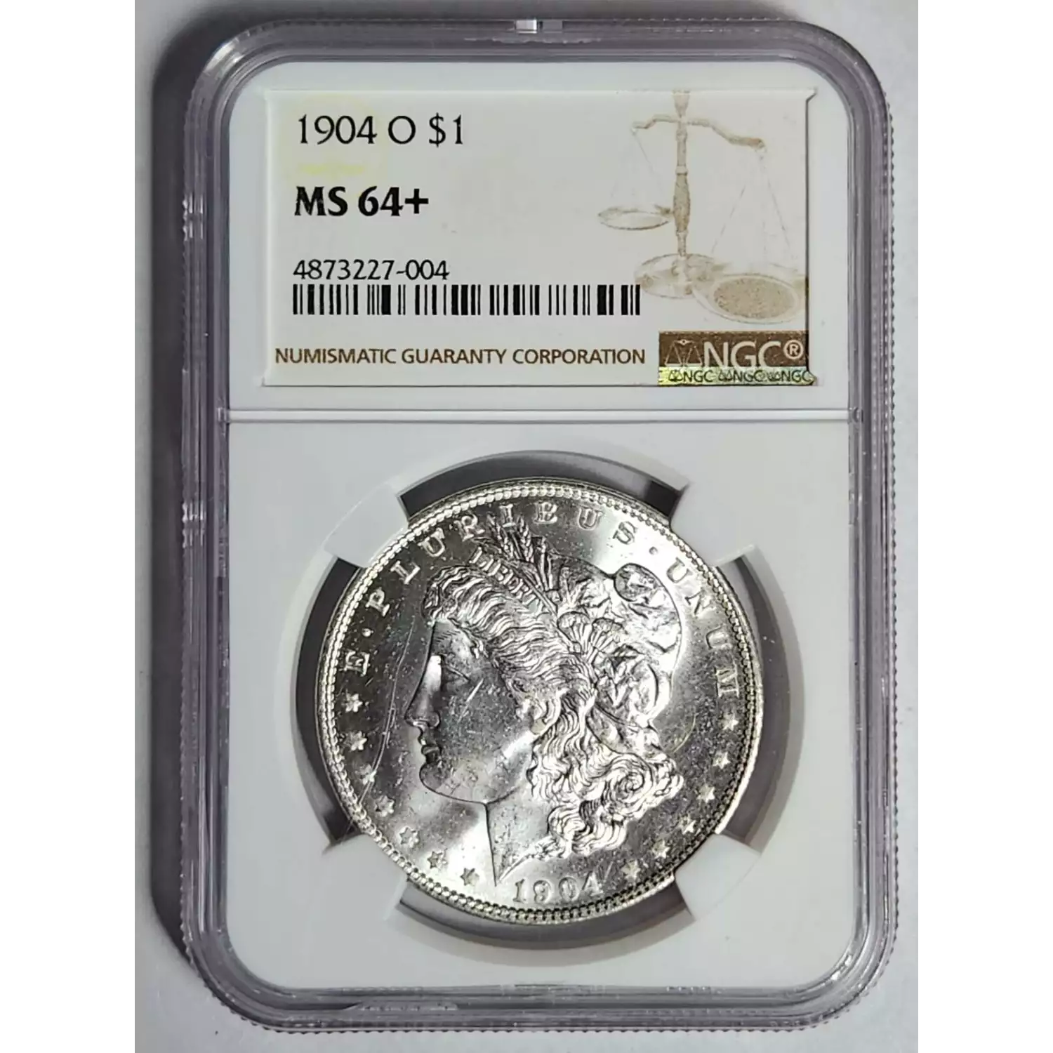 1904-O Morgan Silver Dollar NGC MS-64+ - Bob Paul Rare Coins