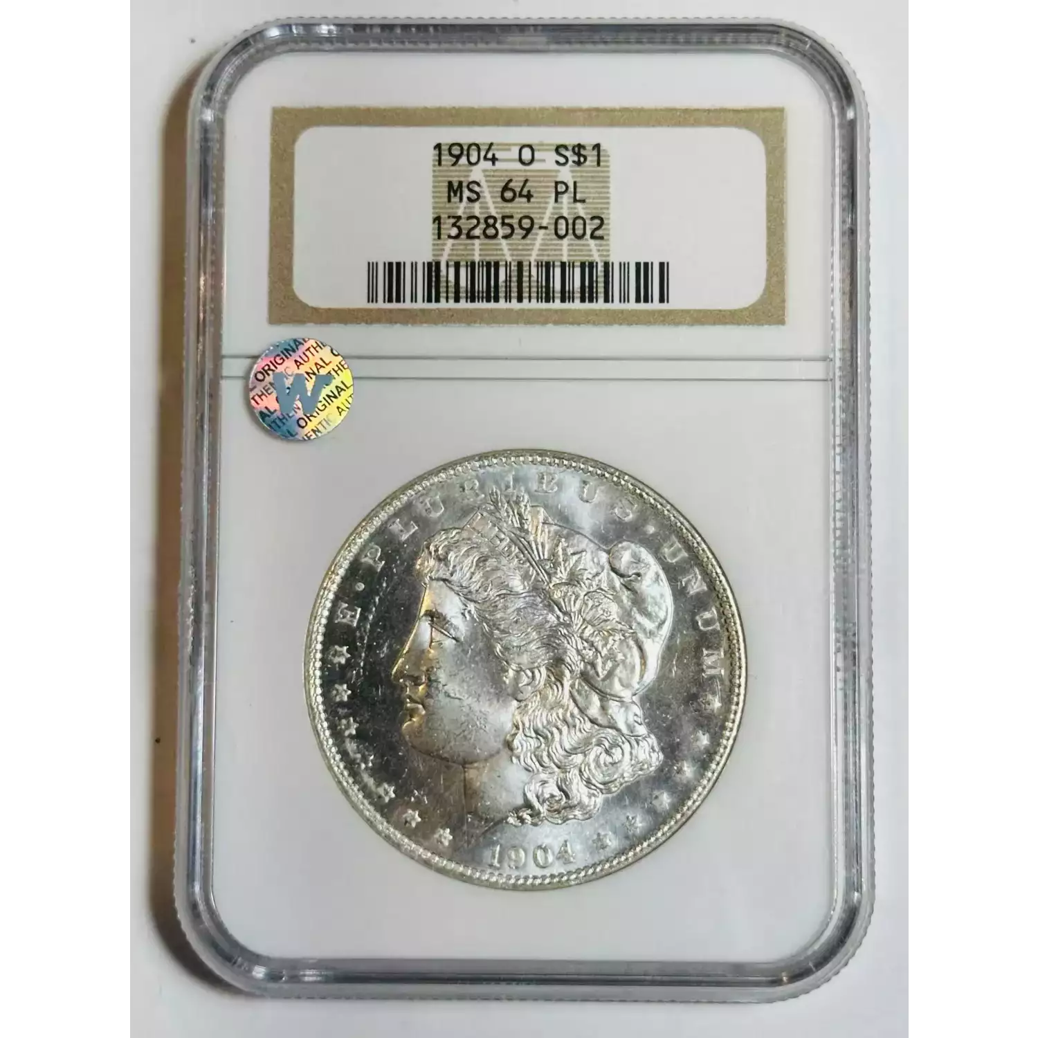 1904-O Morgan Silver Dollar NGC MS-64 PL Sight White - Bob Paul Rare Coins