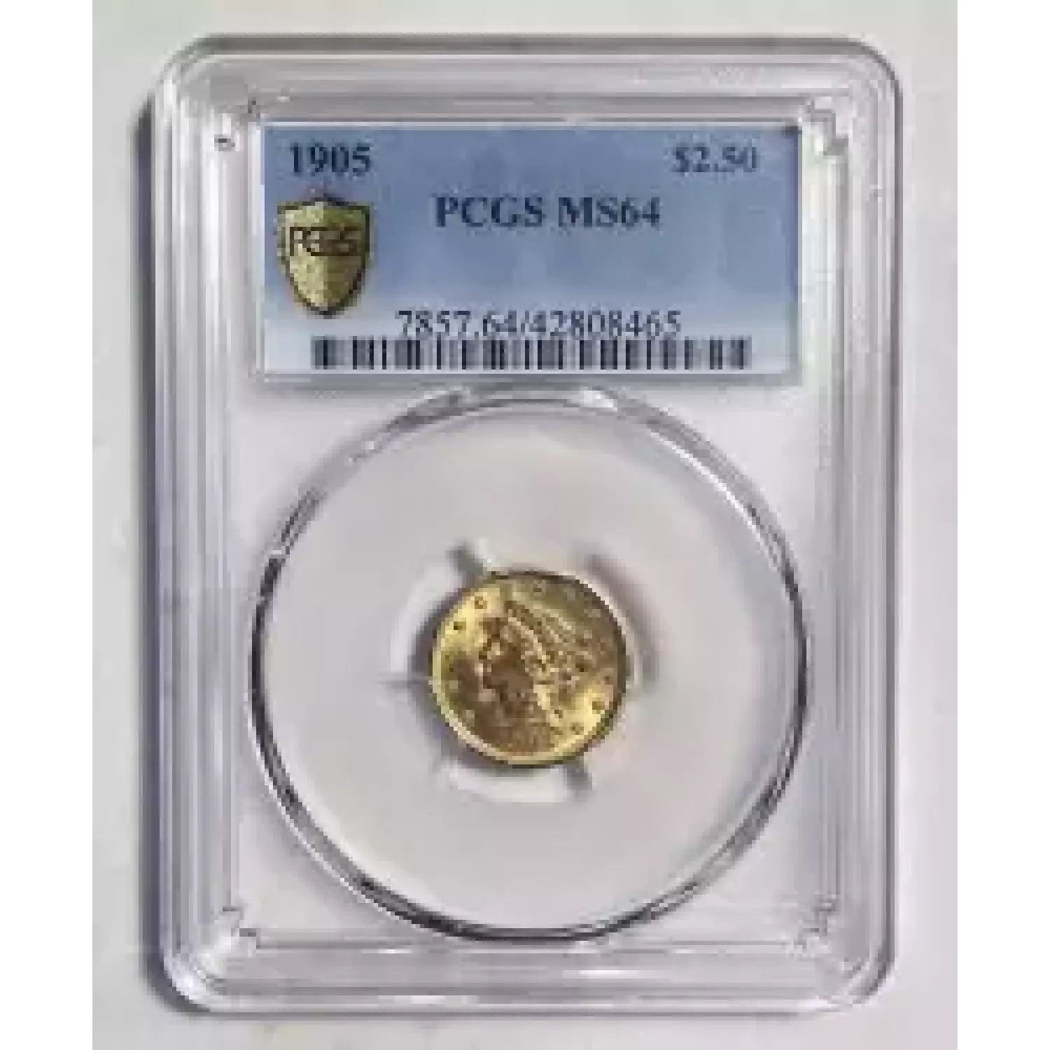 1905 $2.50 Gold Liberty Head Quarter Eagle PCGS MS-64 - Bob Paul Rare Coins