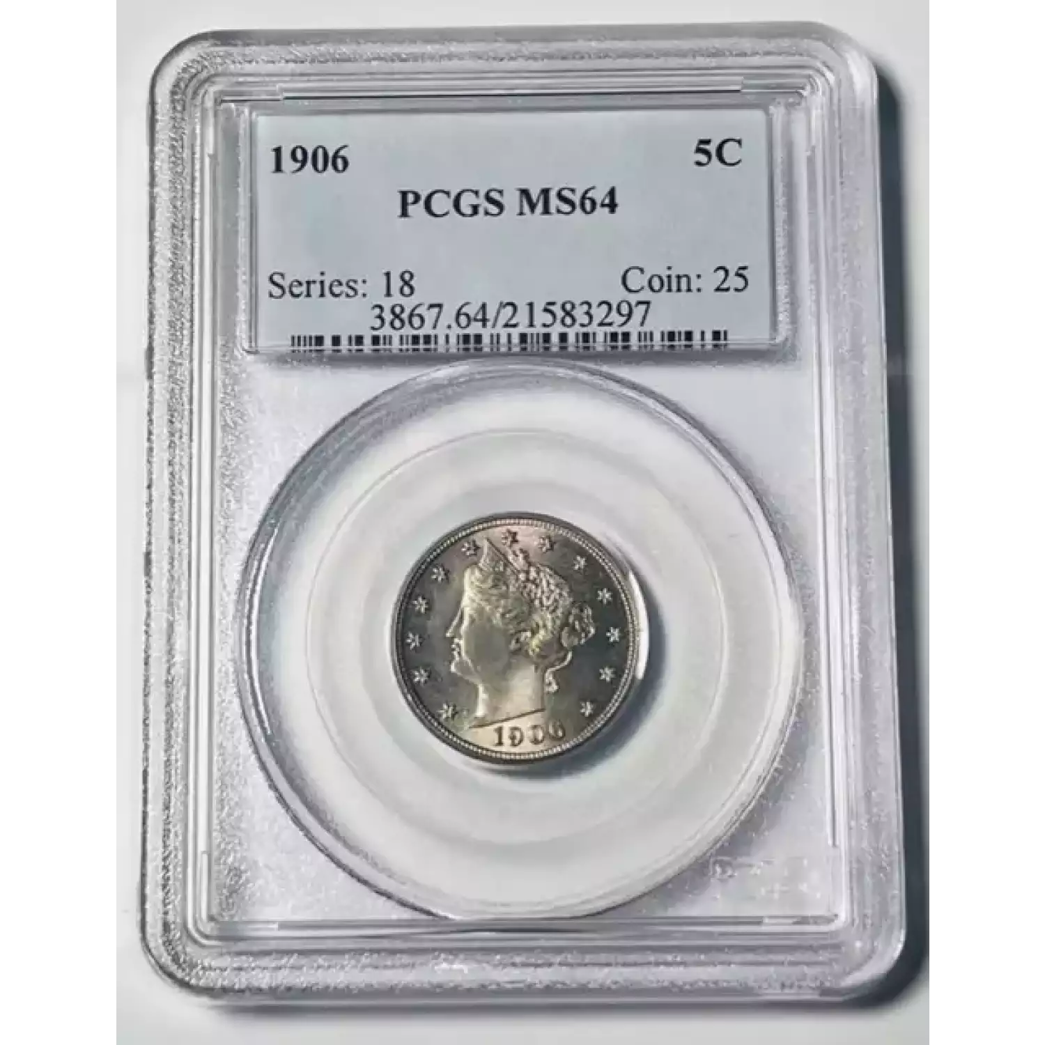 1906 Liberty Head Nickel PCGS MS-64 - Bob Paul Rare Coins