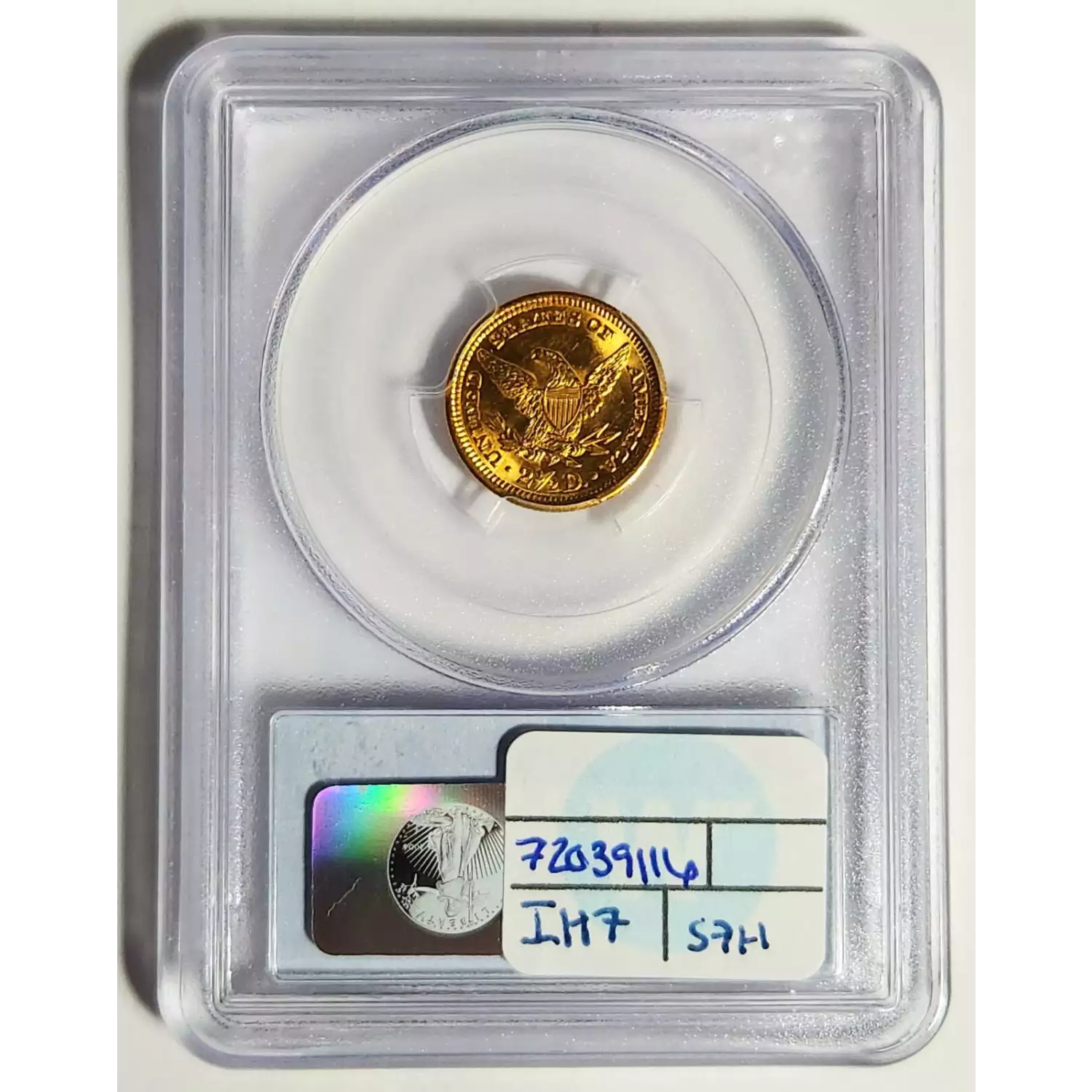 1907 $2.50 Gold Liberty Head Quarter Eagle PCGS MS-63+ - Bob Paul Rare Coins