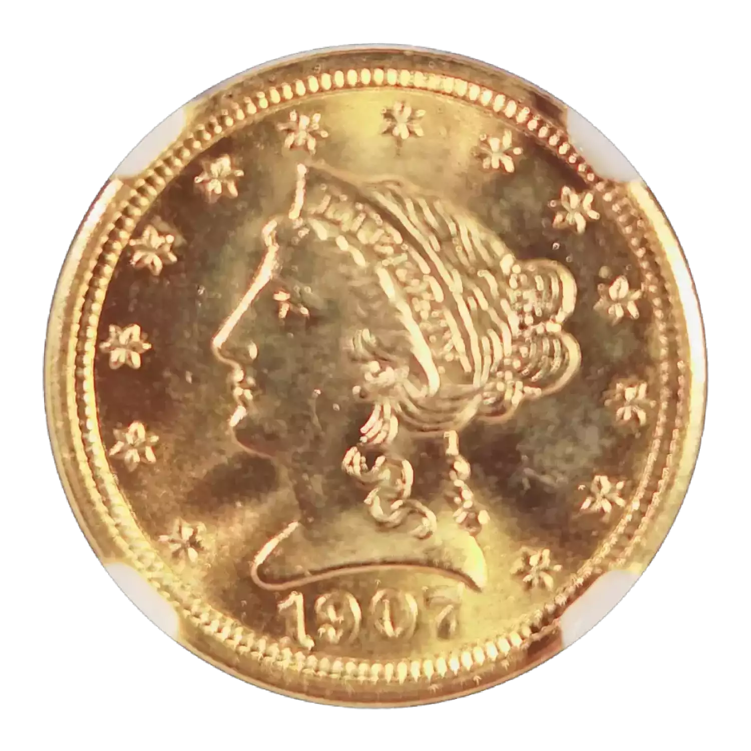 1907 $2.50 Gold Liberty Head Quarter Eagle NGC MS-66 CAC - Bob Paul Rare Coins