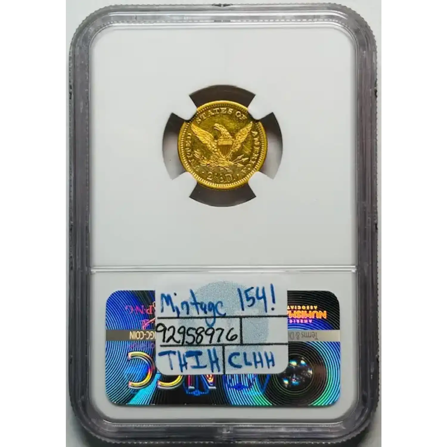 1907 $2.50 Gold Liberty Head Quarter Eagle NGC PF-62 Mintage 154! - Bob Paul Rare Coins